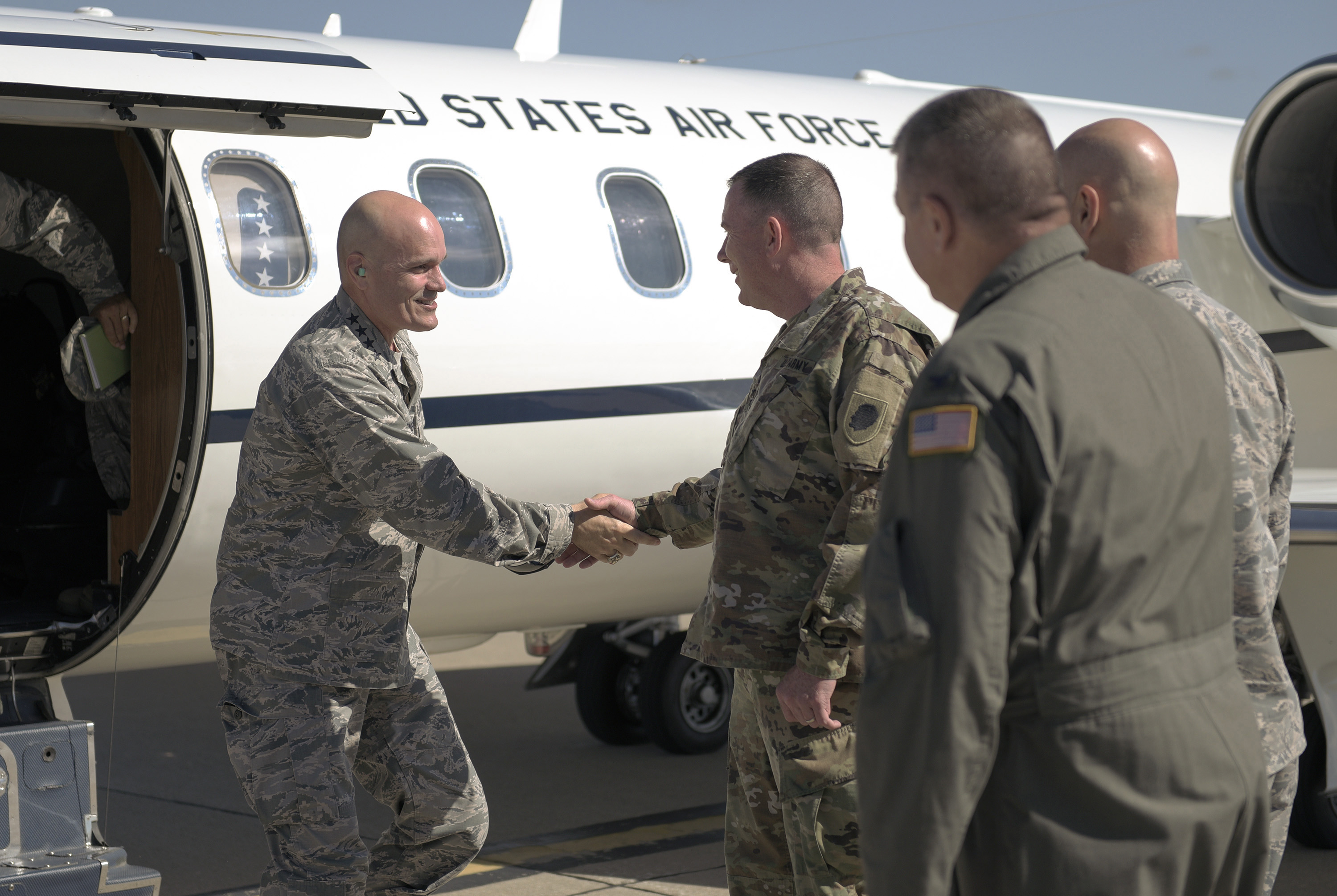 Air Mobility Command commander tours 182nd Airlift Wing