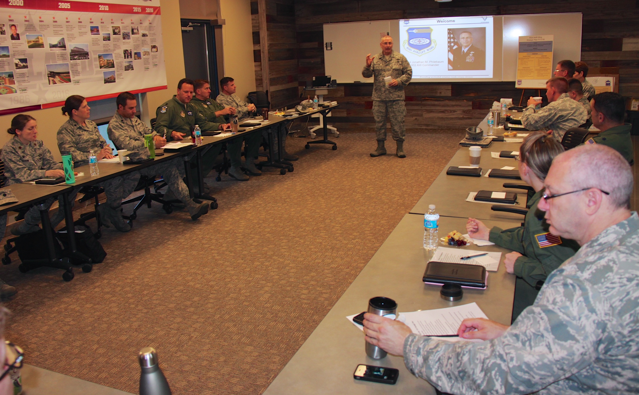 Strategic offsite sets wing's tone > 932nd Airlift Wing > Article Display