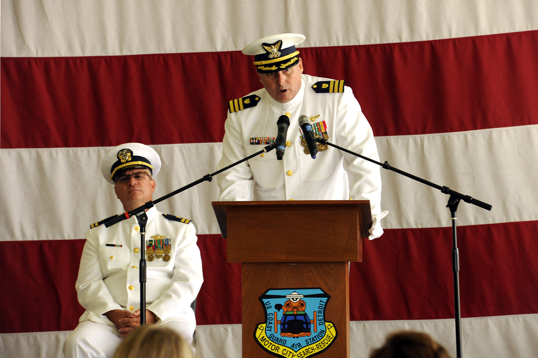 U.S. Coast Guard Air Station Detroit Change of Command