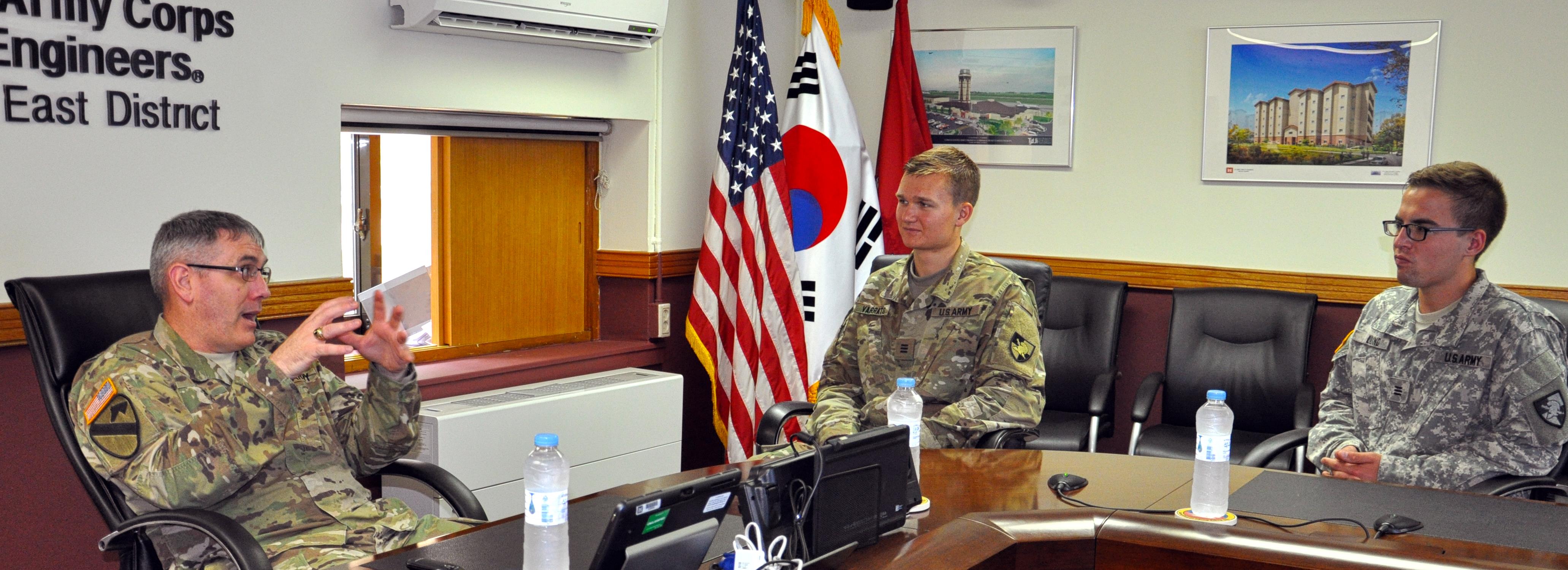 West Point cadets visit Far East District