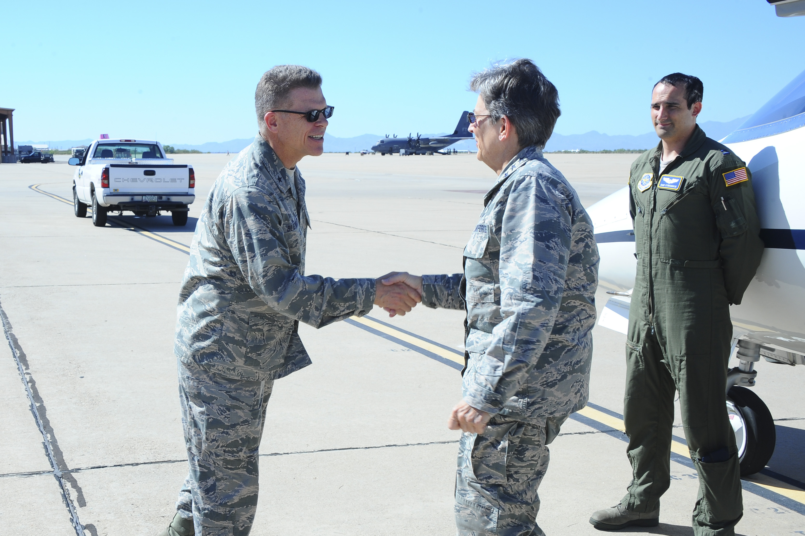 AFMC Commander and Command Chief visit D-M > Davis-Monthan Air Force ...