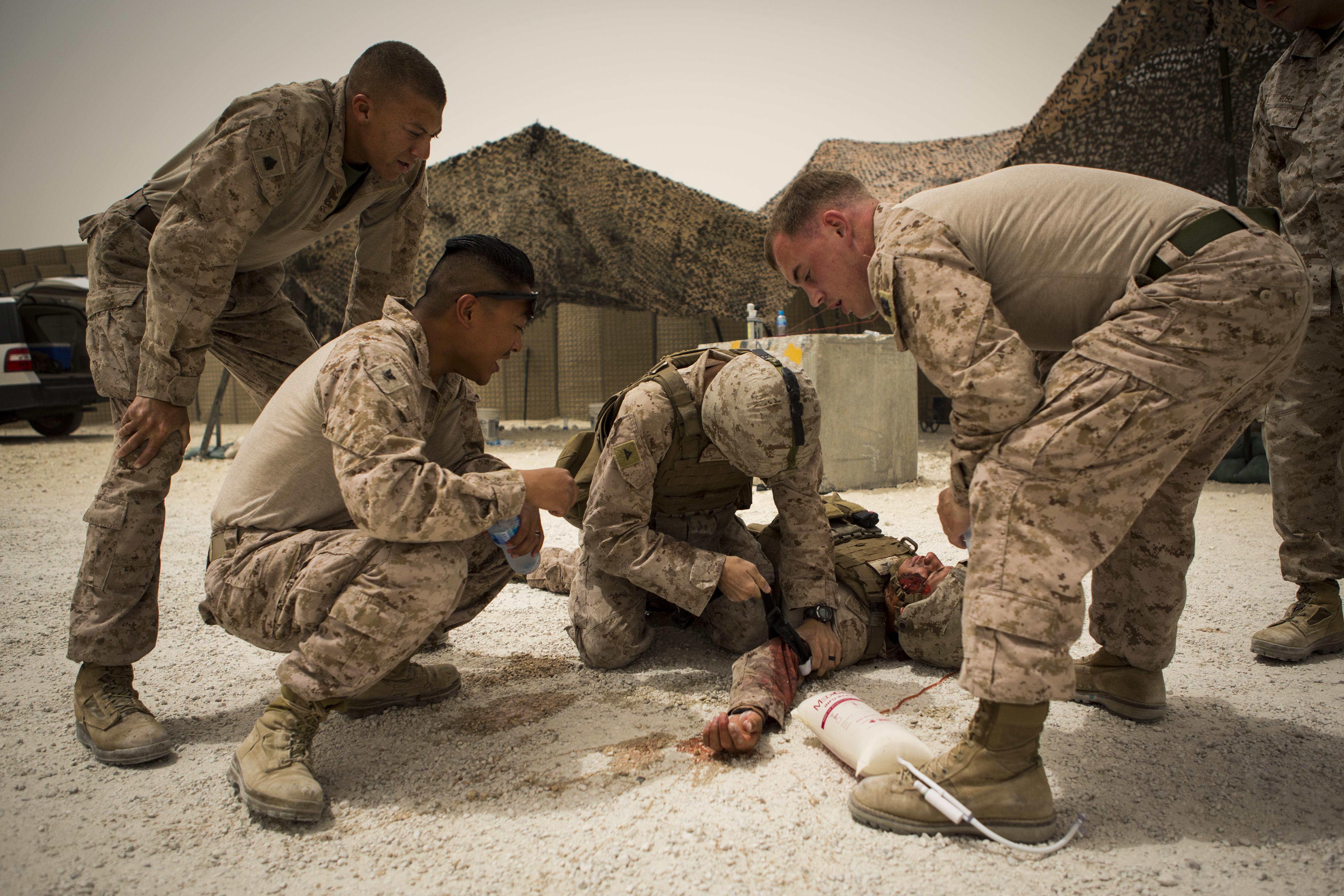 MWSS-373 Marines develop lifesaving skills
