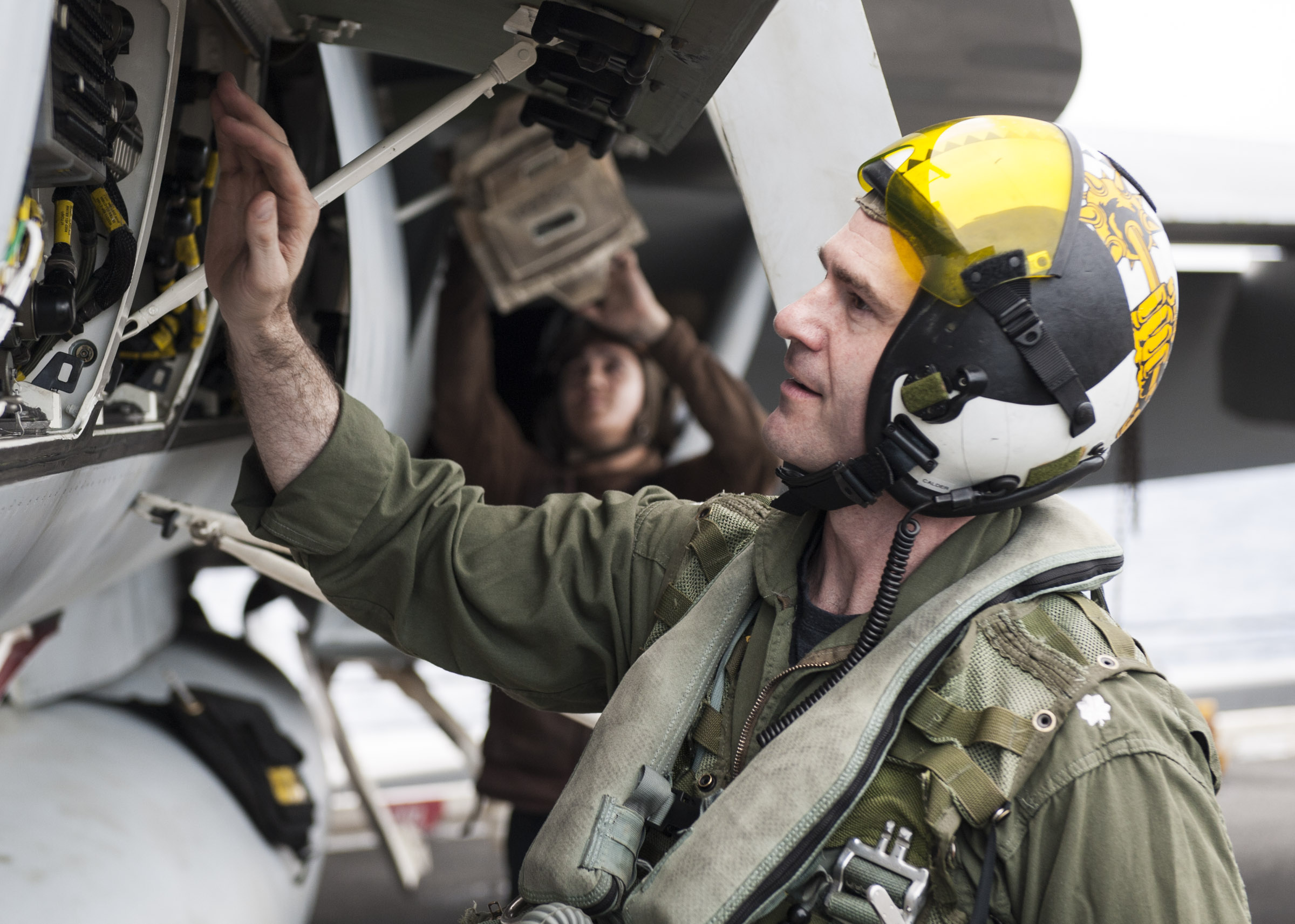 VFA-27 Holds Airborne Change of Command > United States Navy > display ...