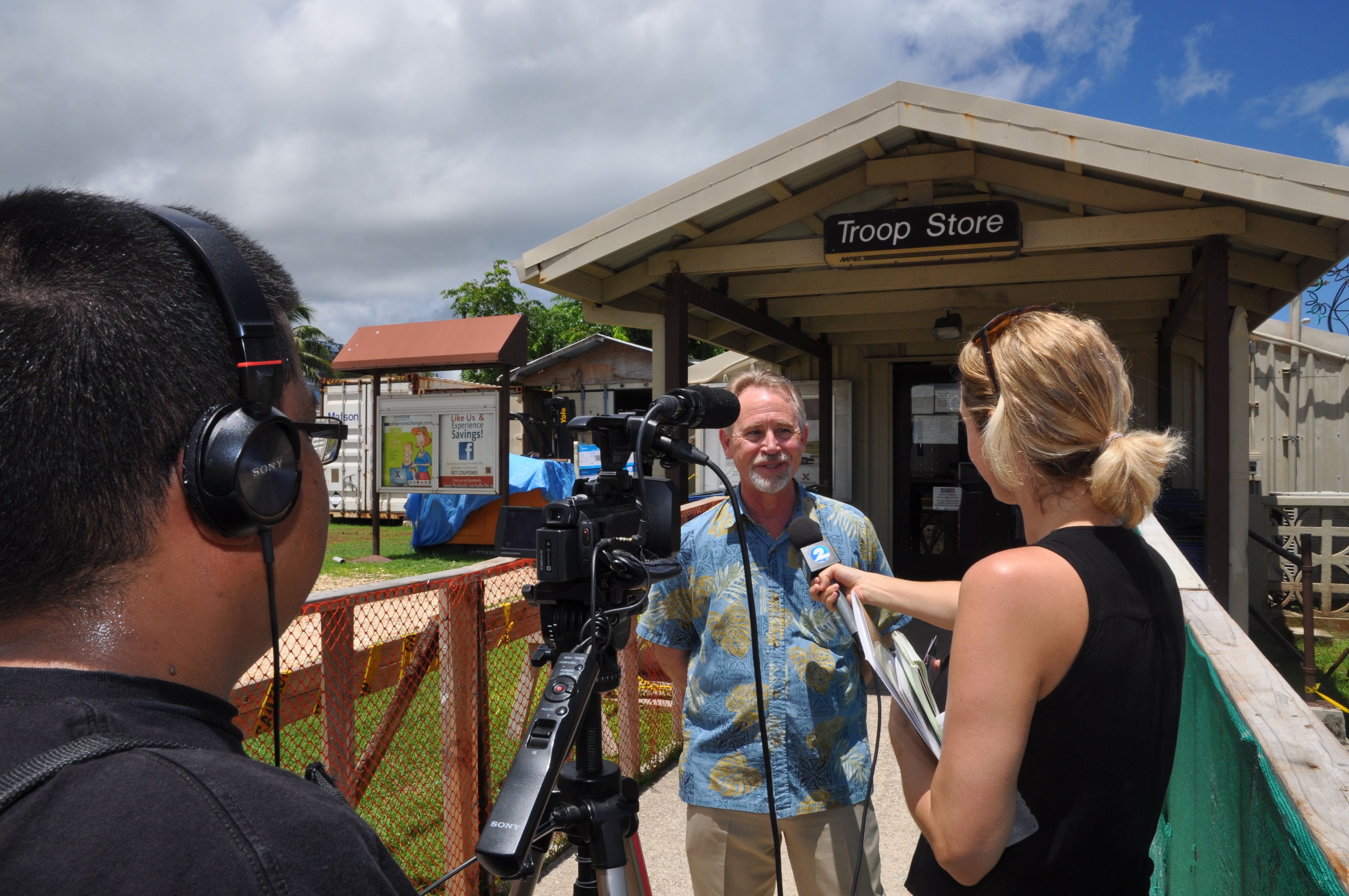 New Army Reserve center, troop store for Saipan Reservists, Families
