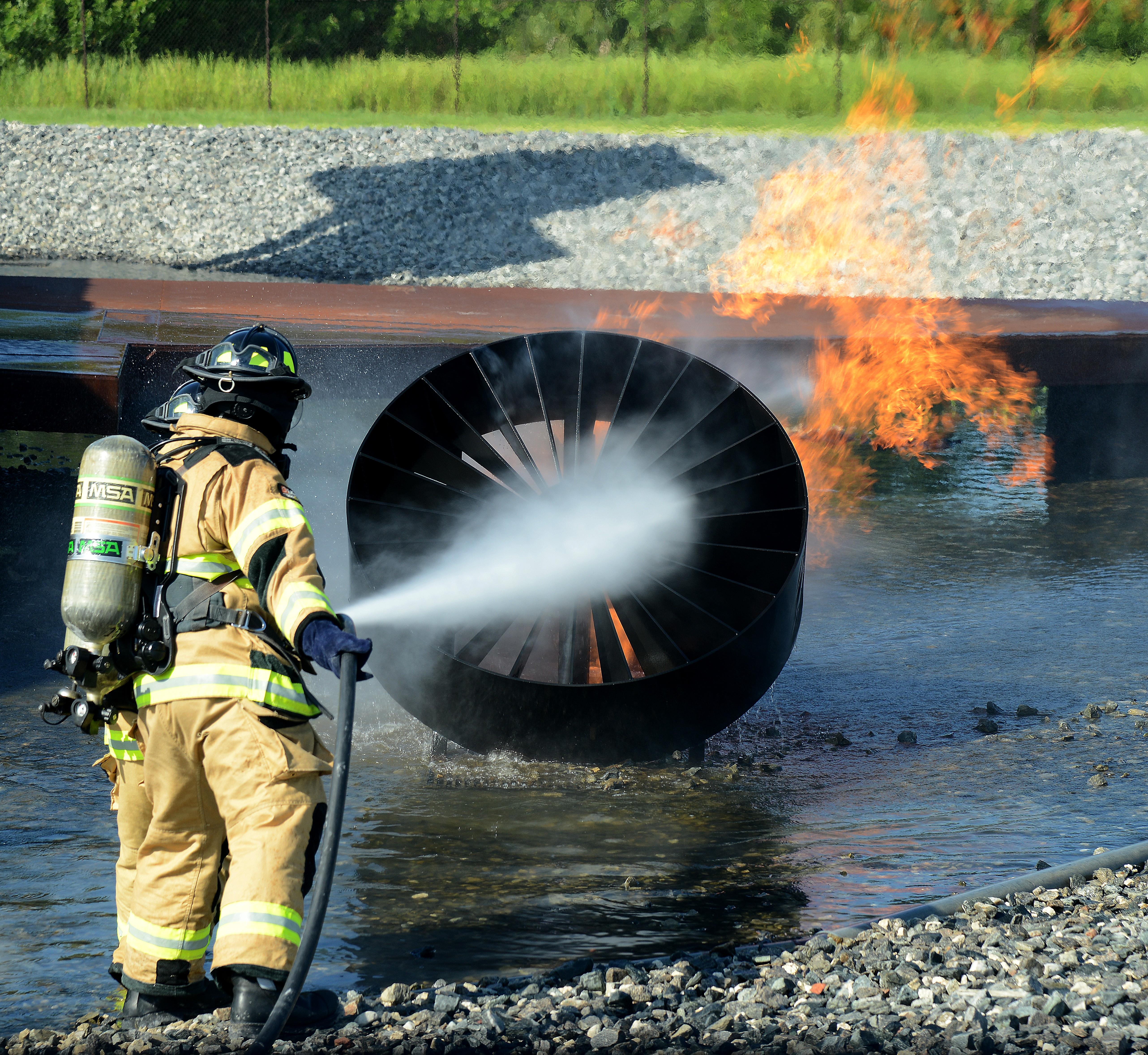 MacDill firefighters conduct live fire training