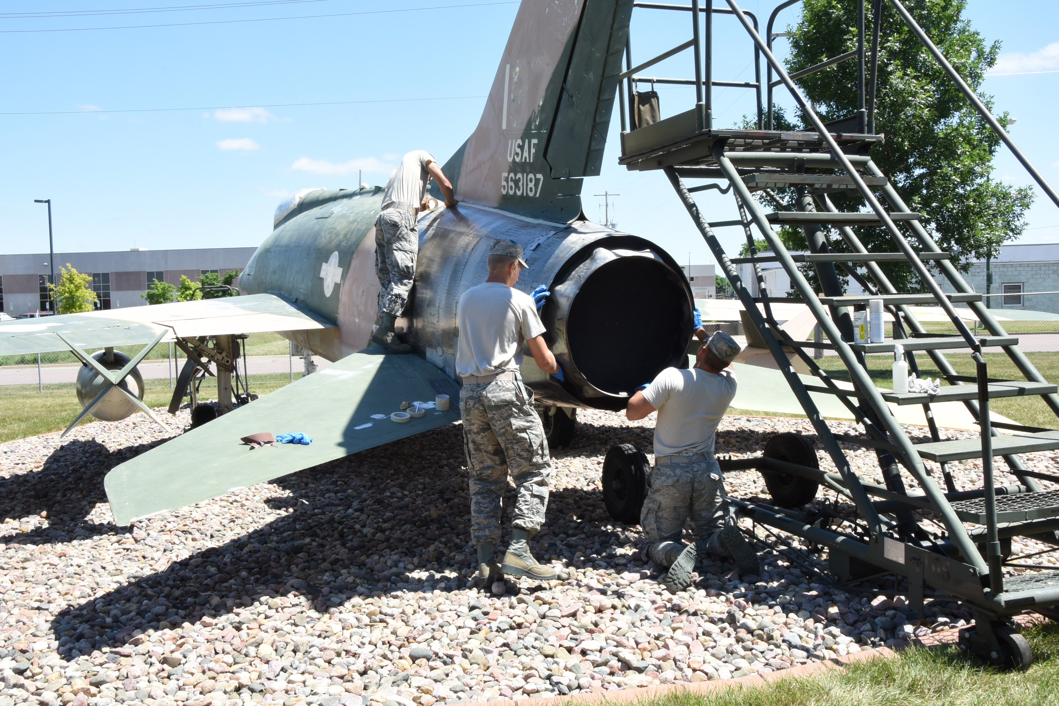 Joe Foss Field static displays get a facelift > 114th Fighter Wing ...