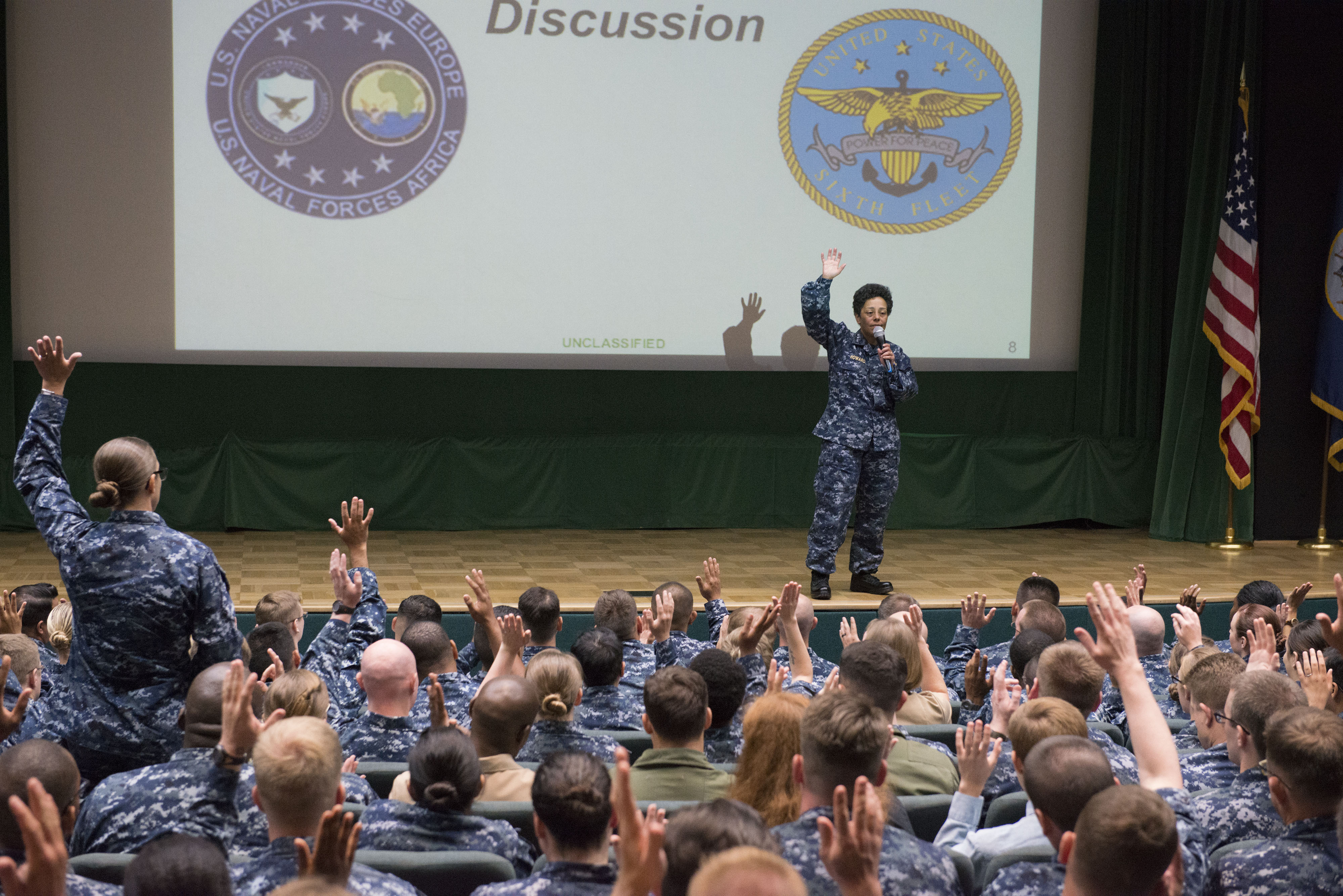 Adm. Howard Conducts First All-Hands Call > United States Navy > News ...