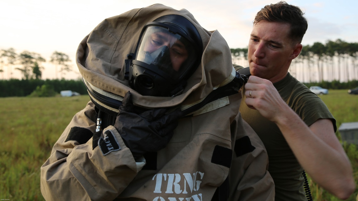 MCAS Cherry Point EOD, CBRN Marines train to neutralize threats ...