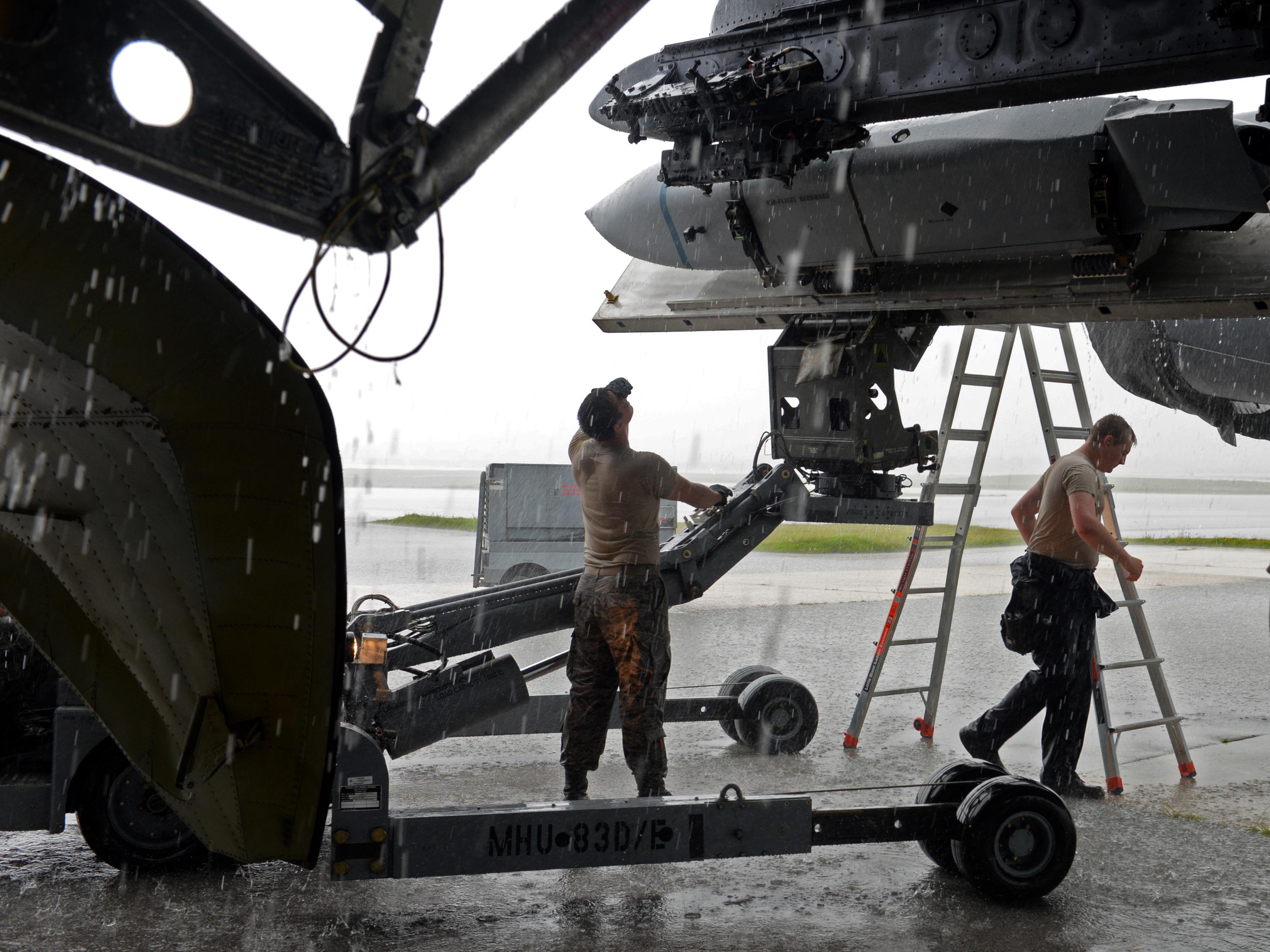 Andersen Airmen participate in B-52 loading exercise