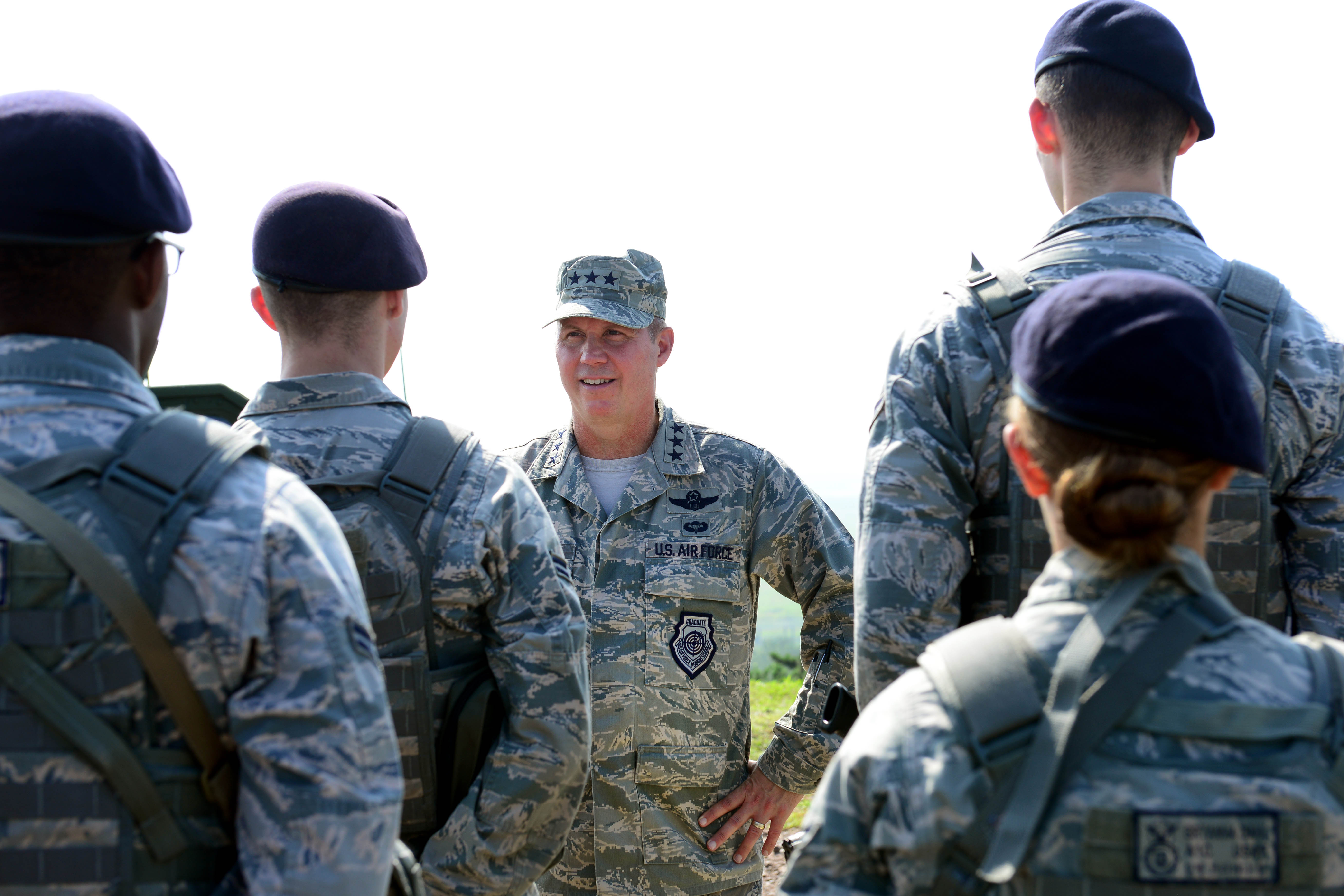 7th AF CC defends the base with Security Forces