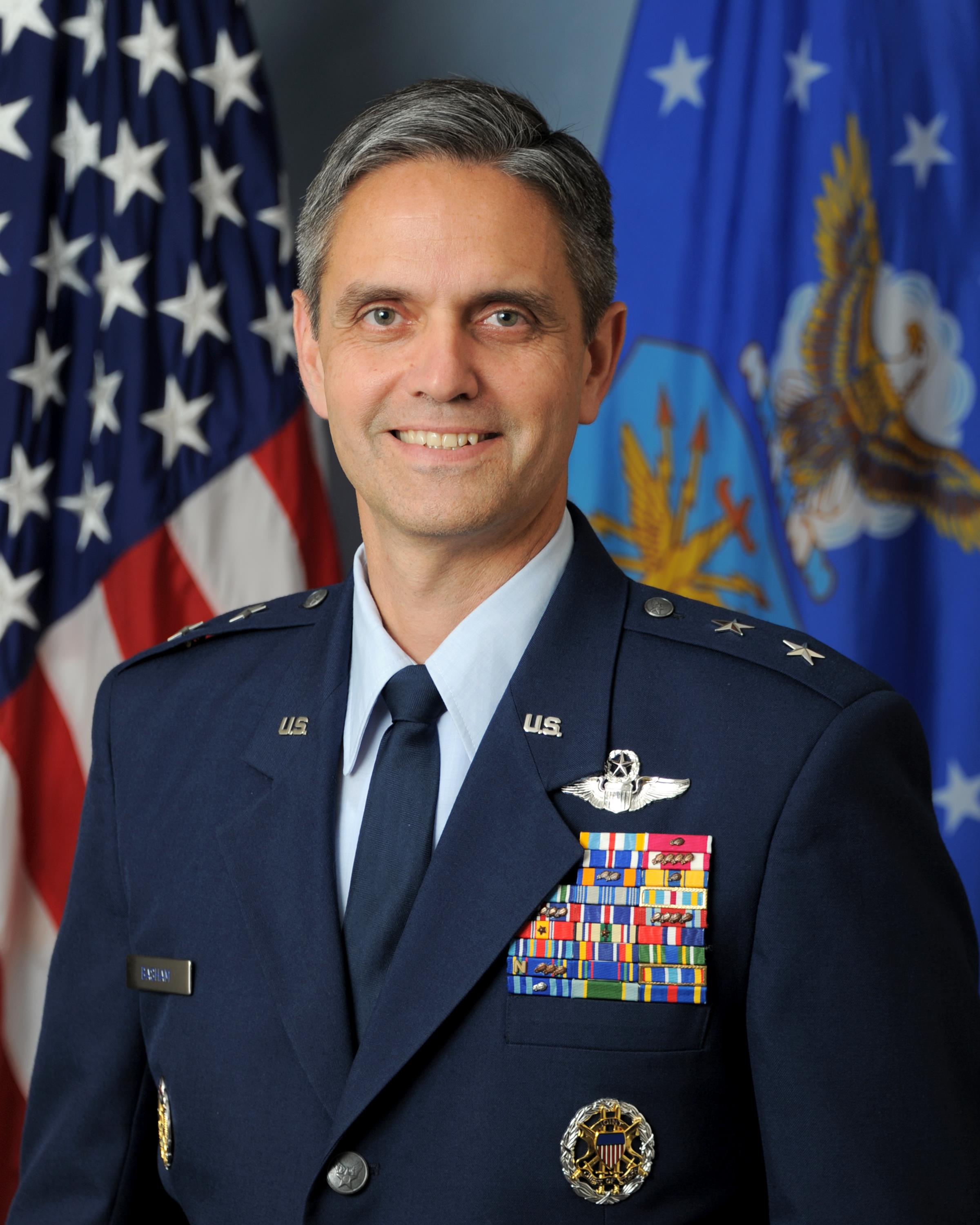 MAJOR GENERAL STEVEN L. BASHAM > U.S. Air Force > Biography Display