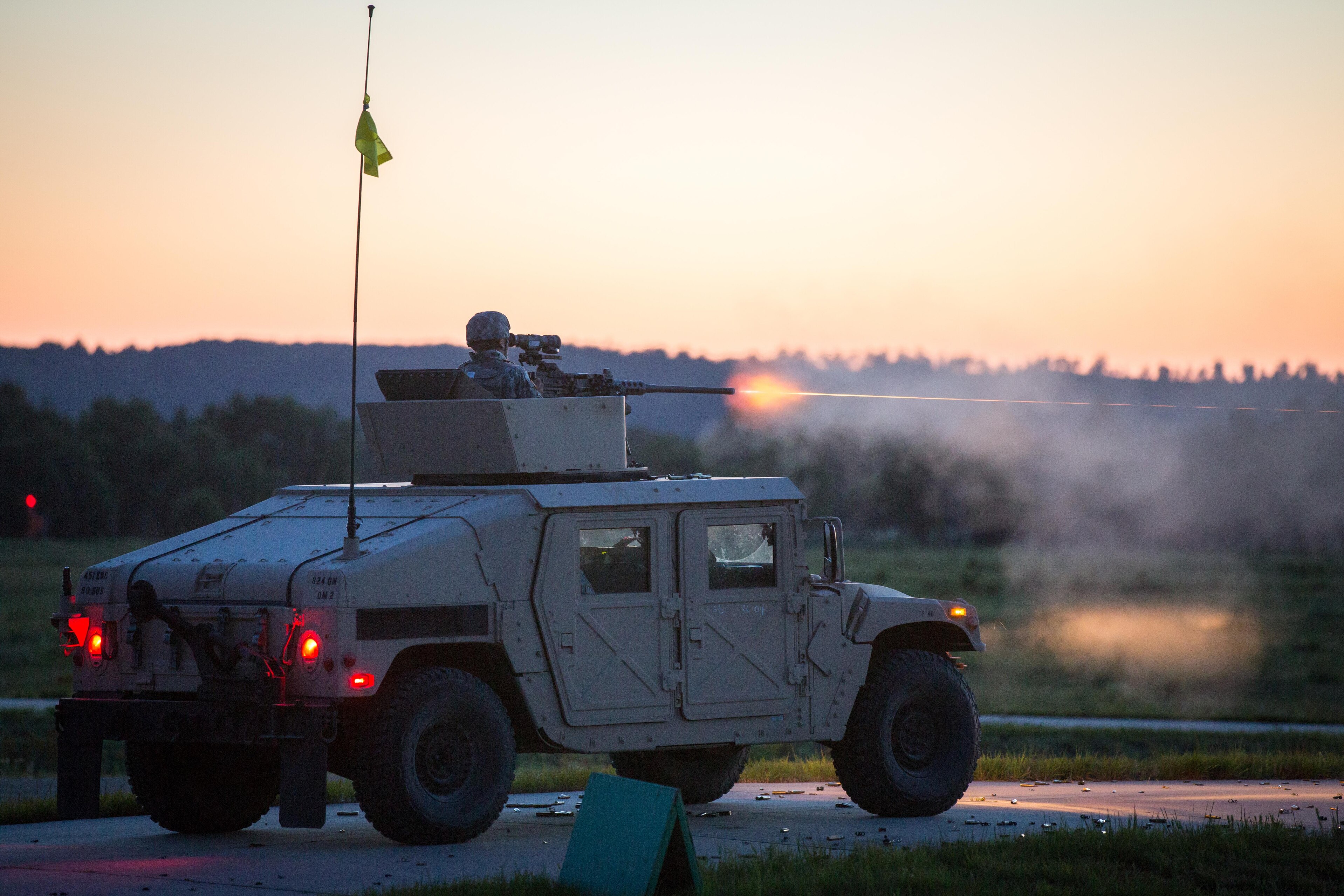 HMMWV Night Live Fire at WAREX 86-16-03