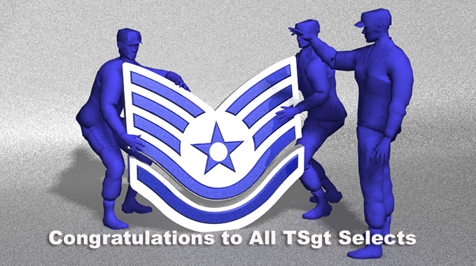 TSgt selects announced July 21
