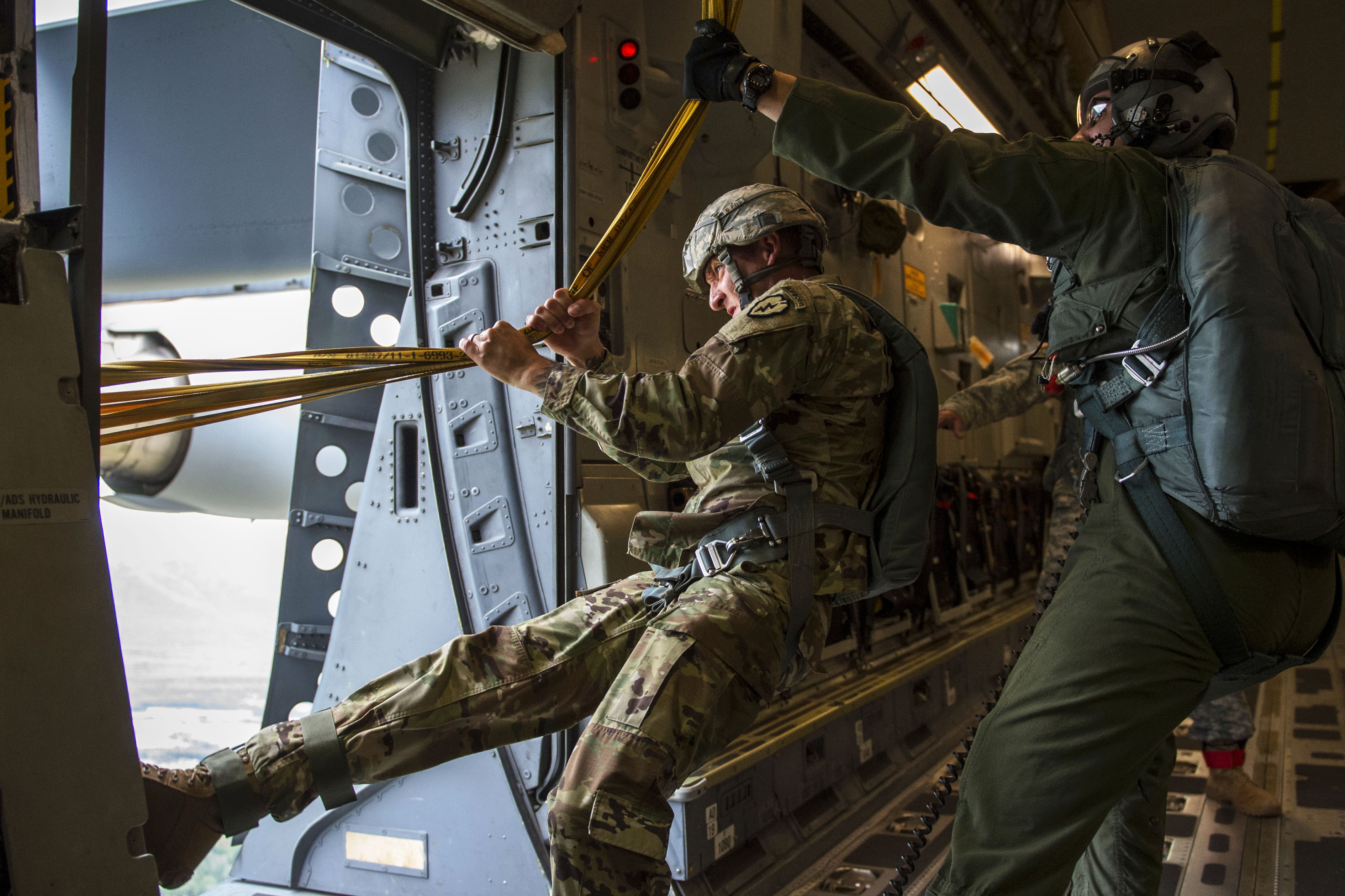 Parachute Bag Pull | U.S. Department of War