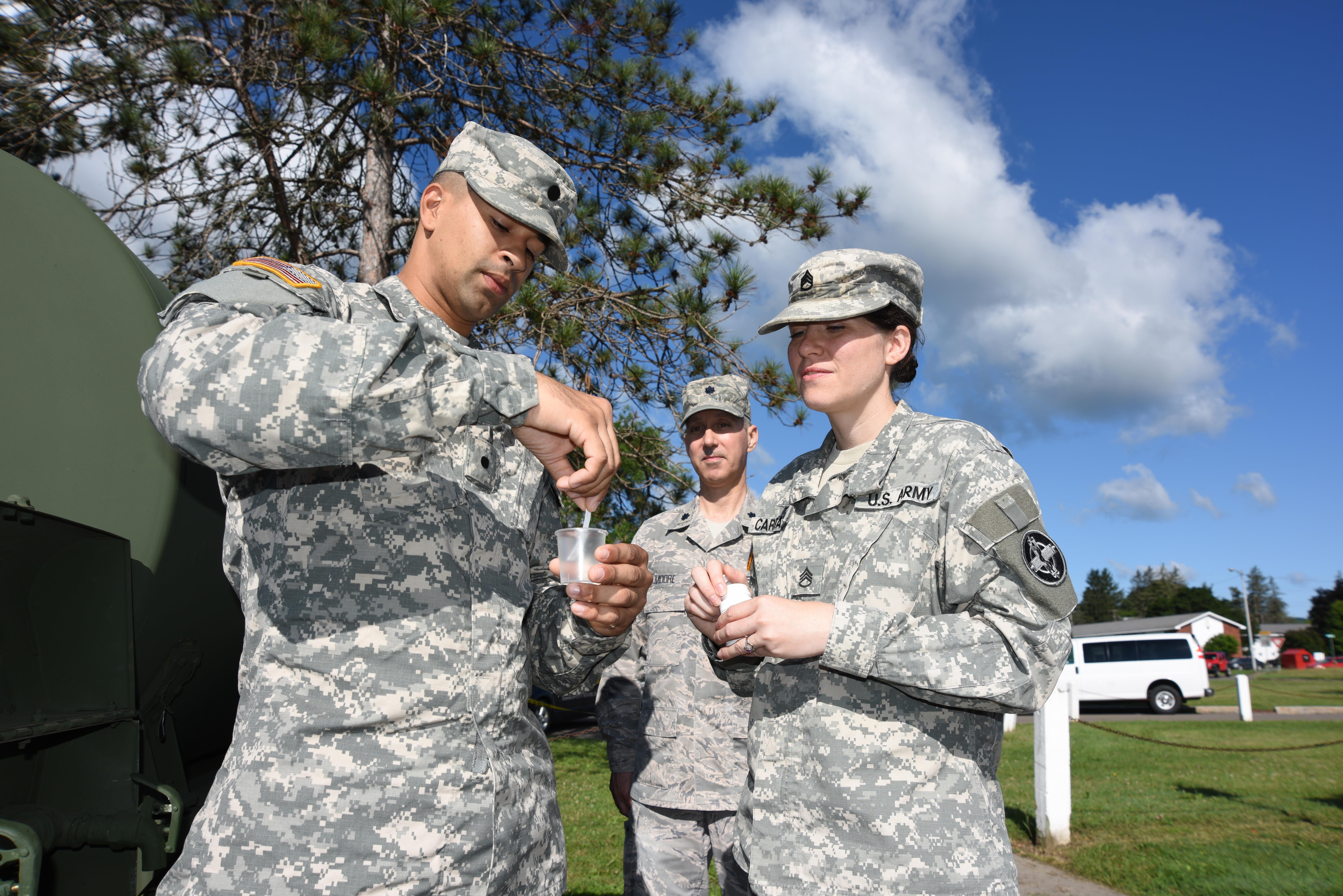 Military members pitch in to maintain public health > National Guard ...