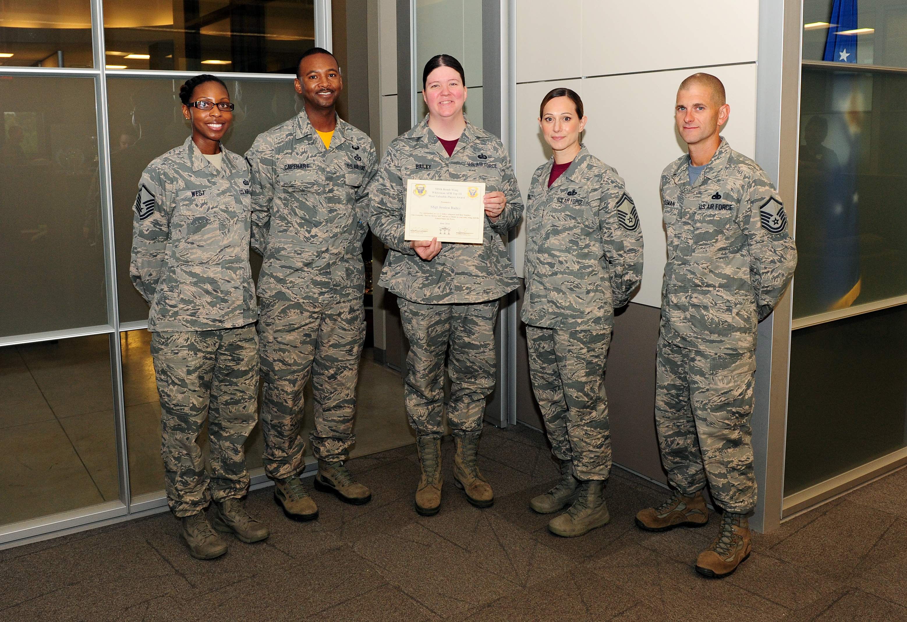 FSS Airman receives Top III MVP Award