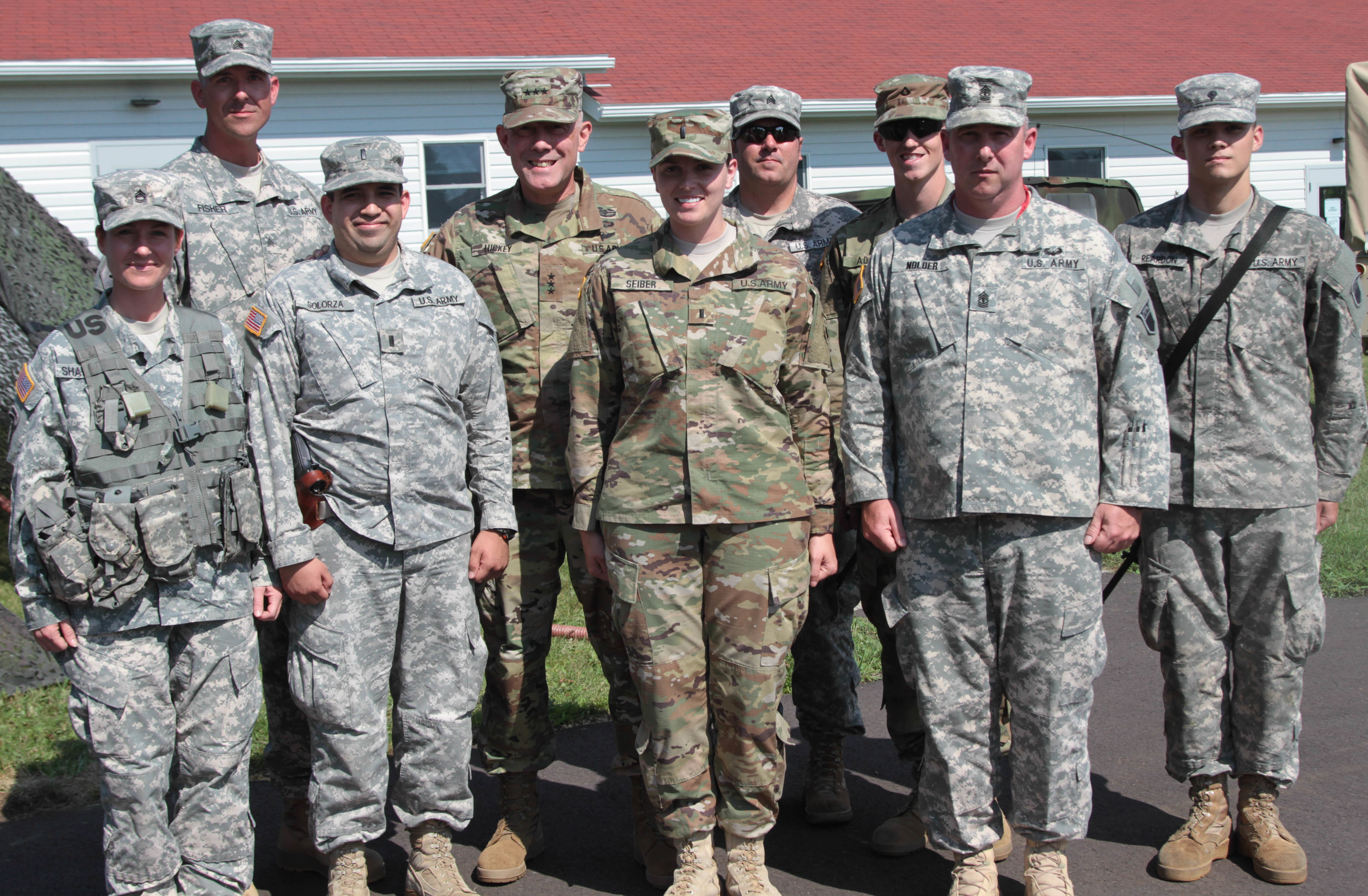 LTG Luckey visits units of the 76th Operational Response Command during ...