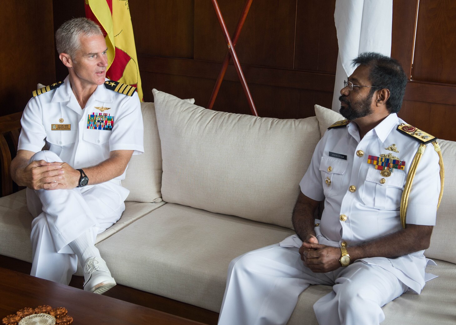 New Orleans CO visits Western Naval Area Commander Sri Lanka > United ...