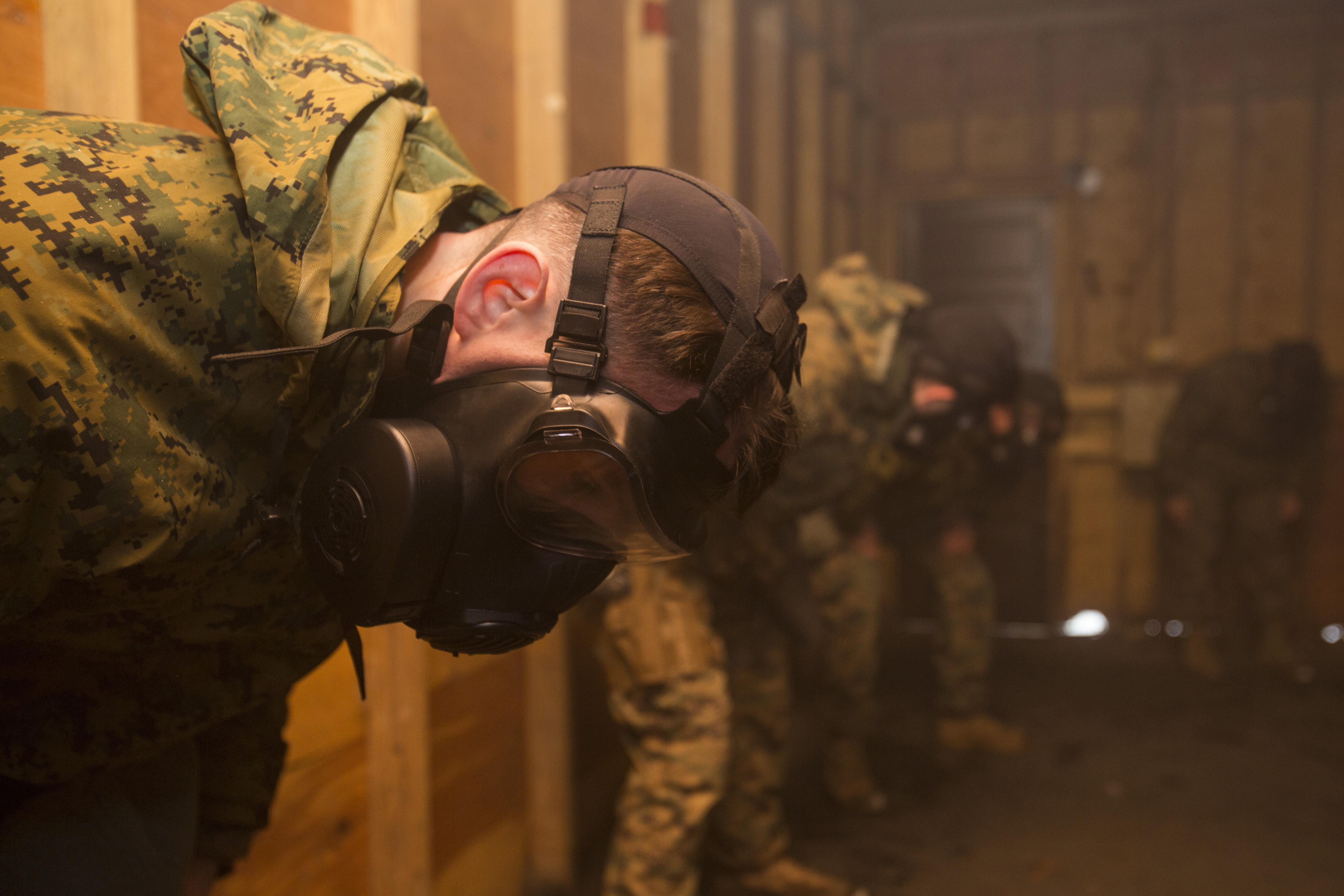 22nd MEU Conducts CBRN Gas Chamber Annual Training
