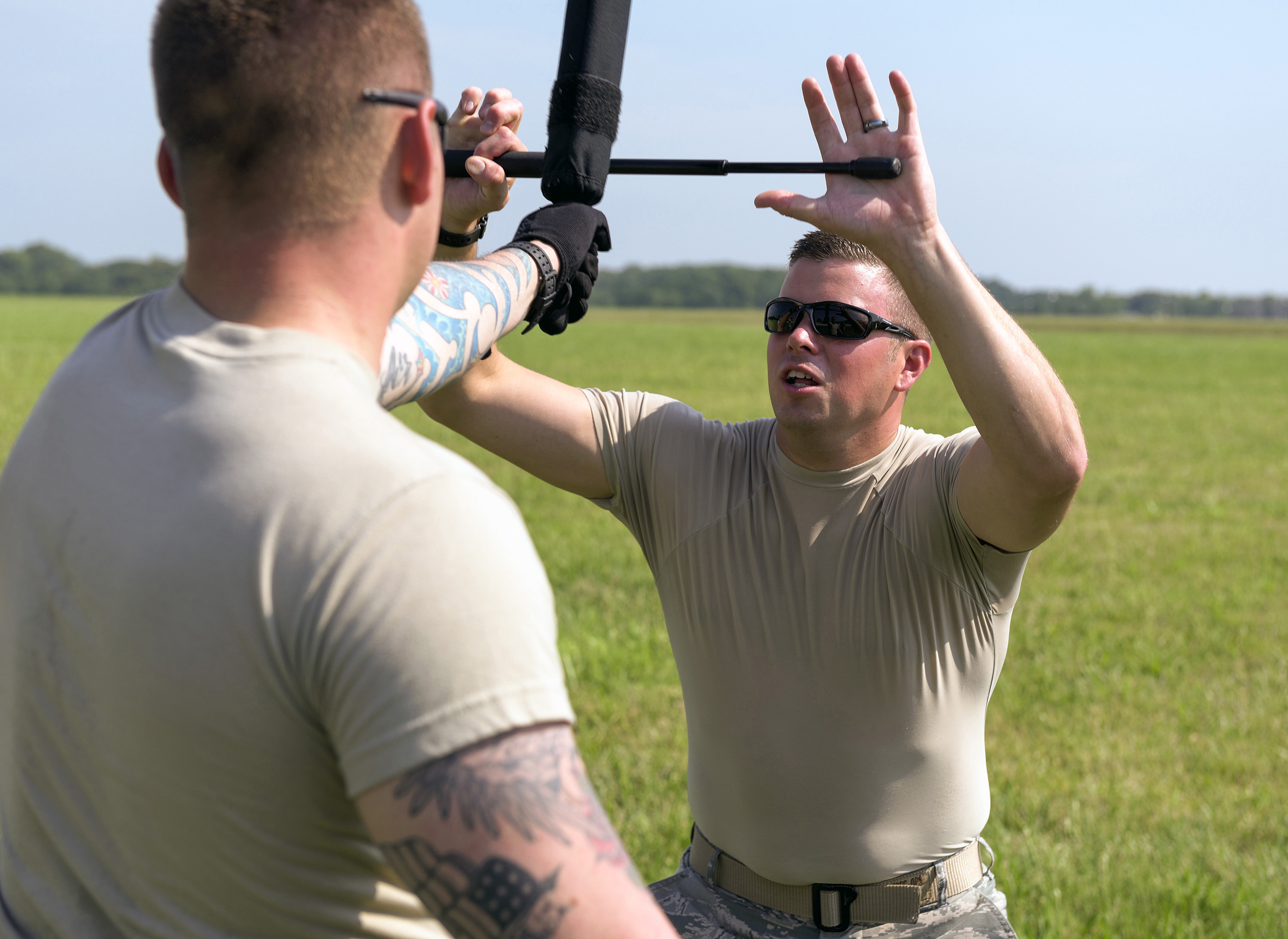 Security Forces Baton Training