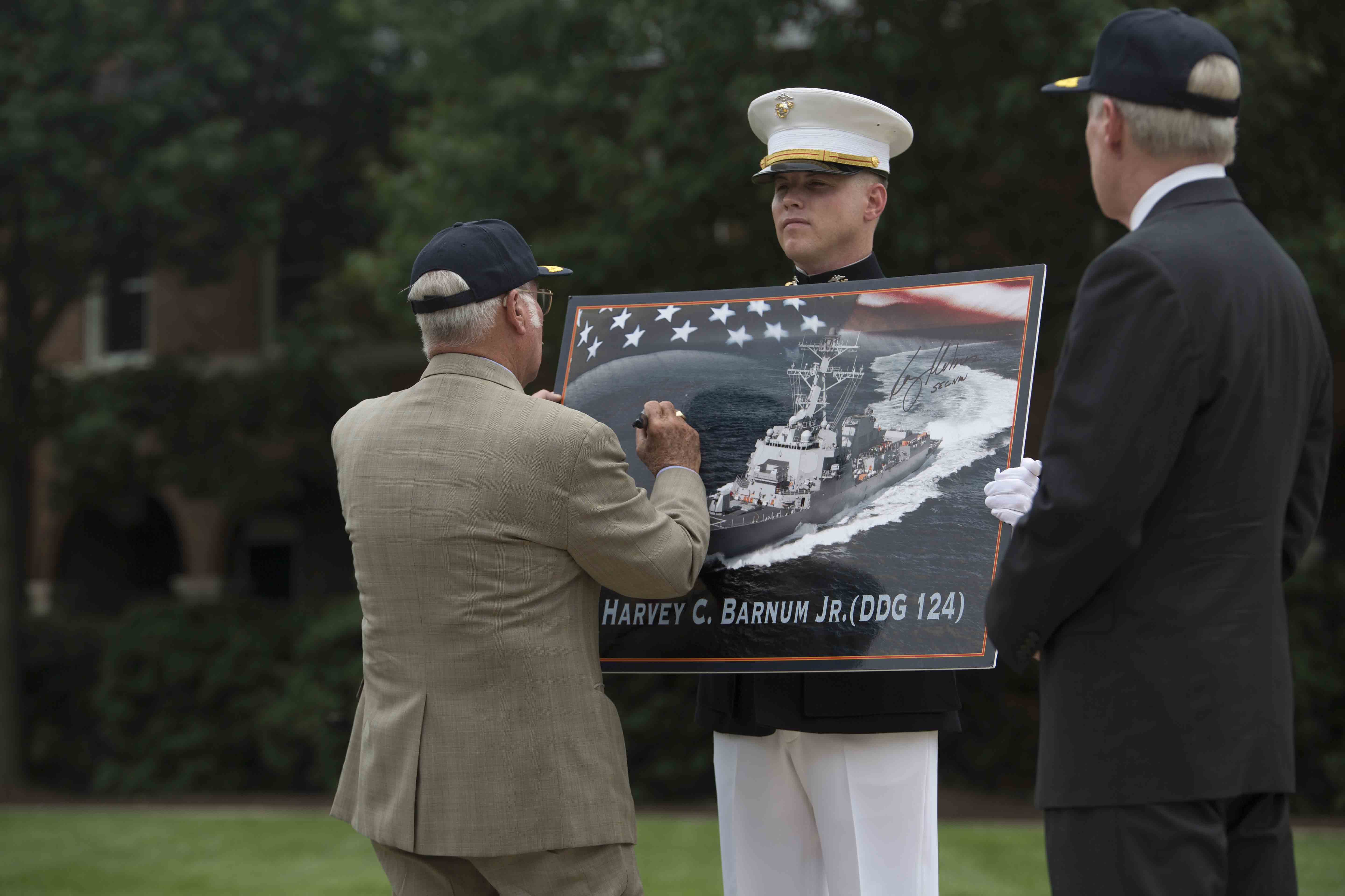 Col. Harvey Barnum Ship Naming Ceremony
