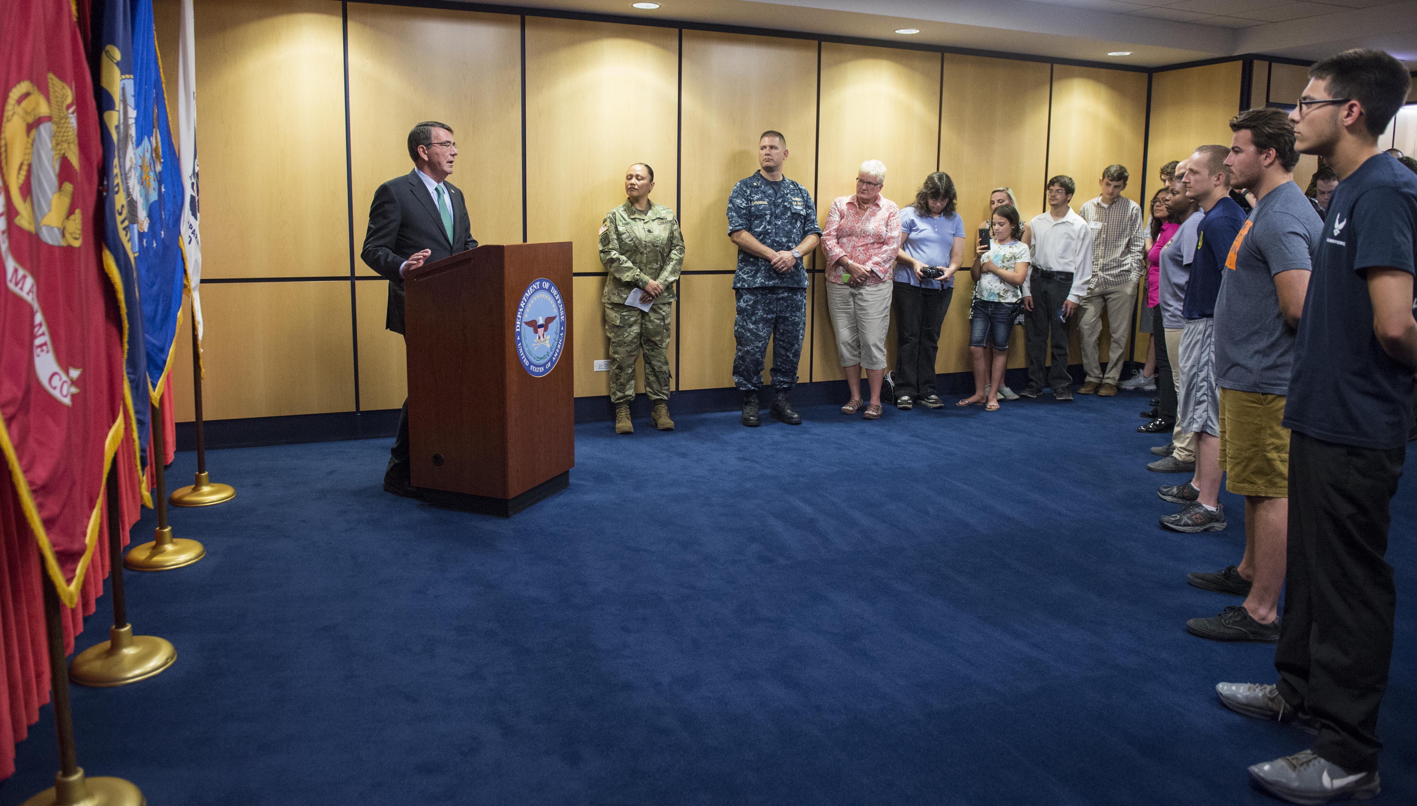 Enlistment Ceremony | U.S. Department of War