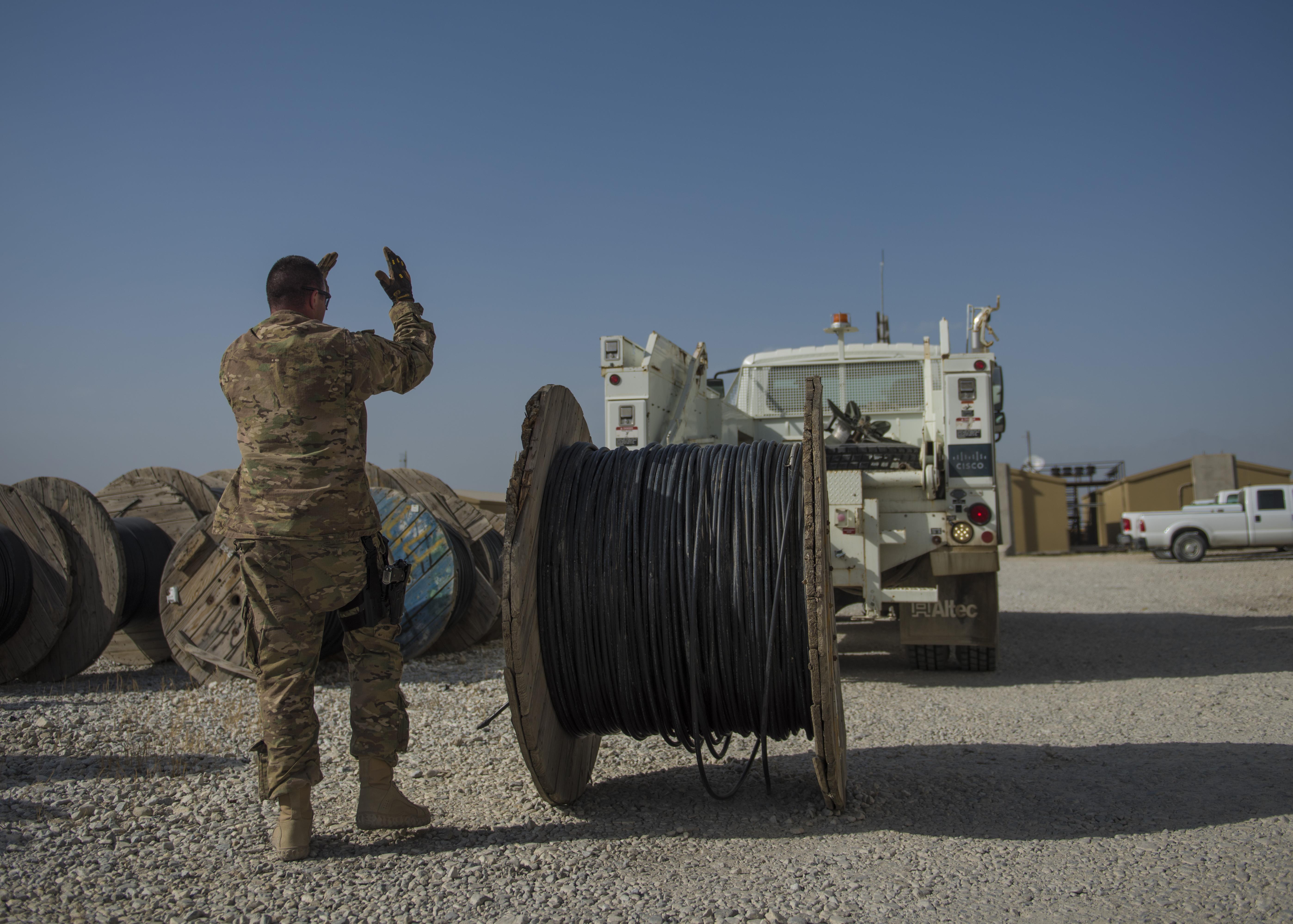455th ECS Cable Dawgs > U.S. Air Forces Central > Display