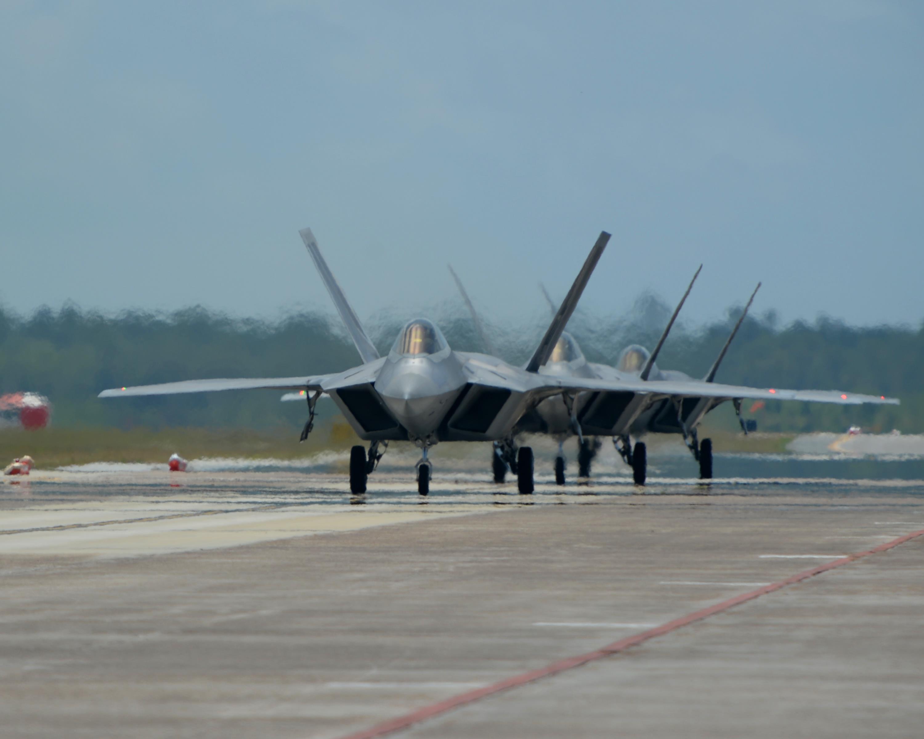 Lieutenant makes historic F-22 flight at Tyndall AFB