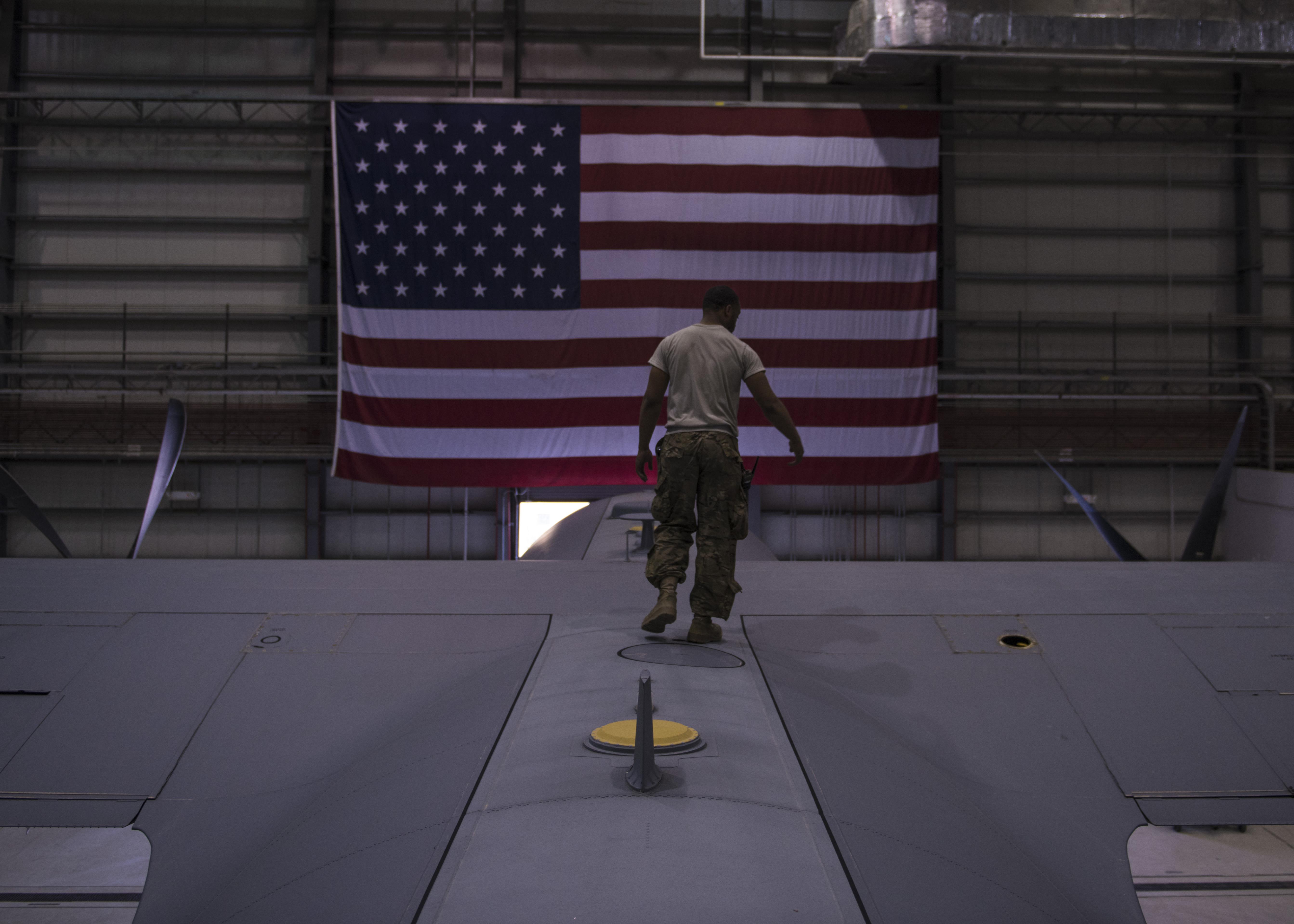 455th EAMXS conducts inspection on herc > U.S. Air Forces Central > Display