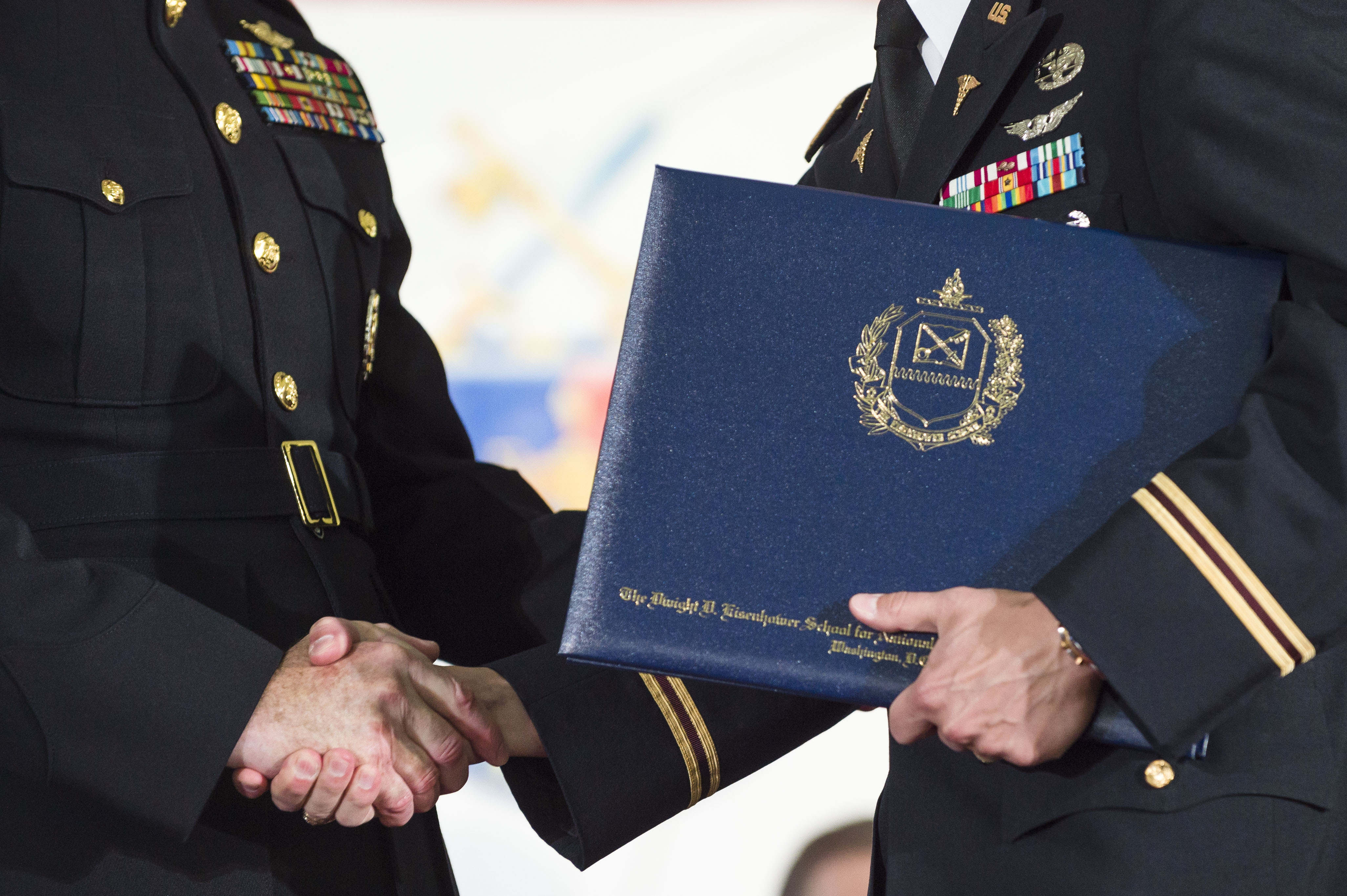 Diploma Handshake | U.S. Department of War