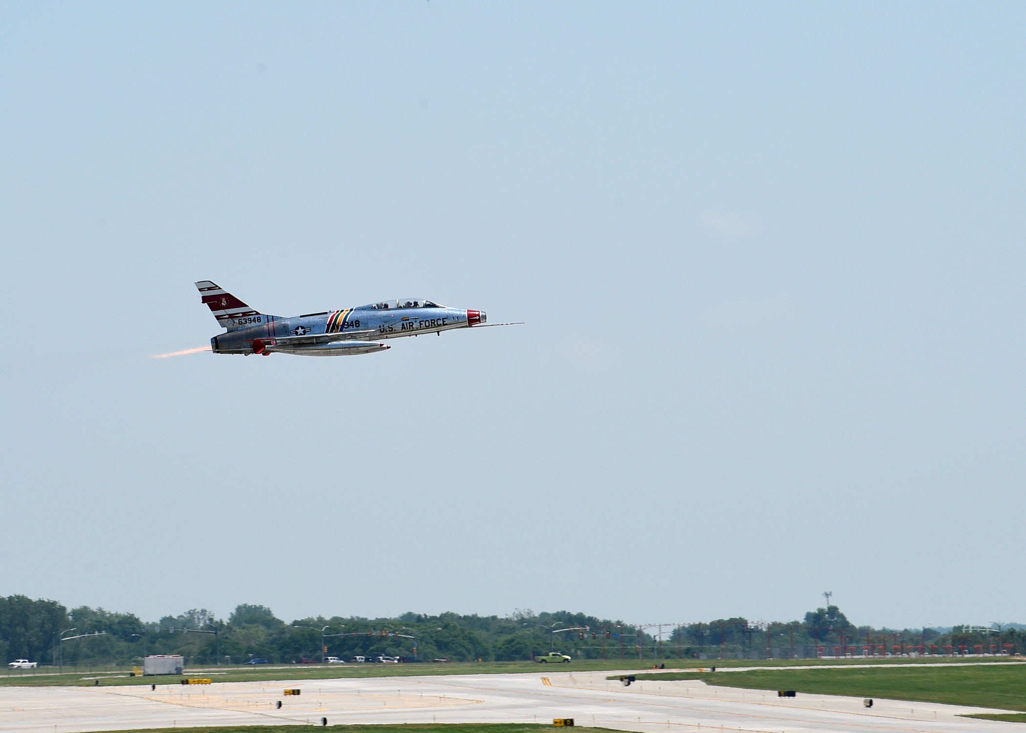 F-100 arrives at 132d Wing