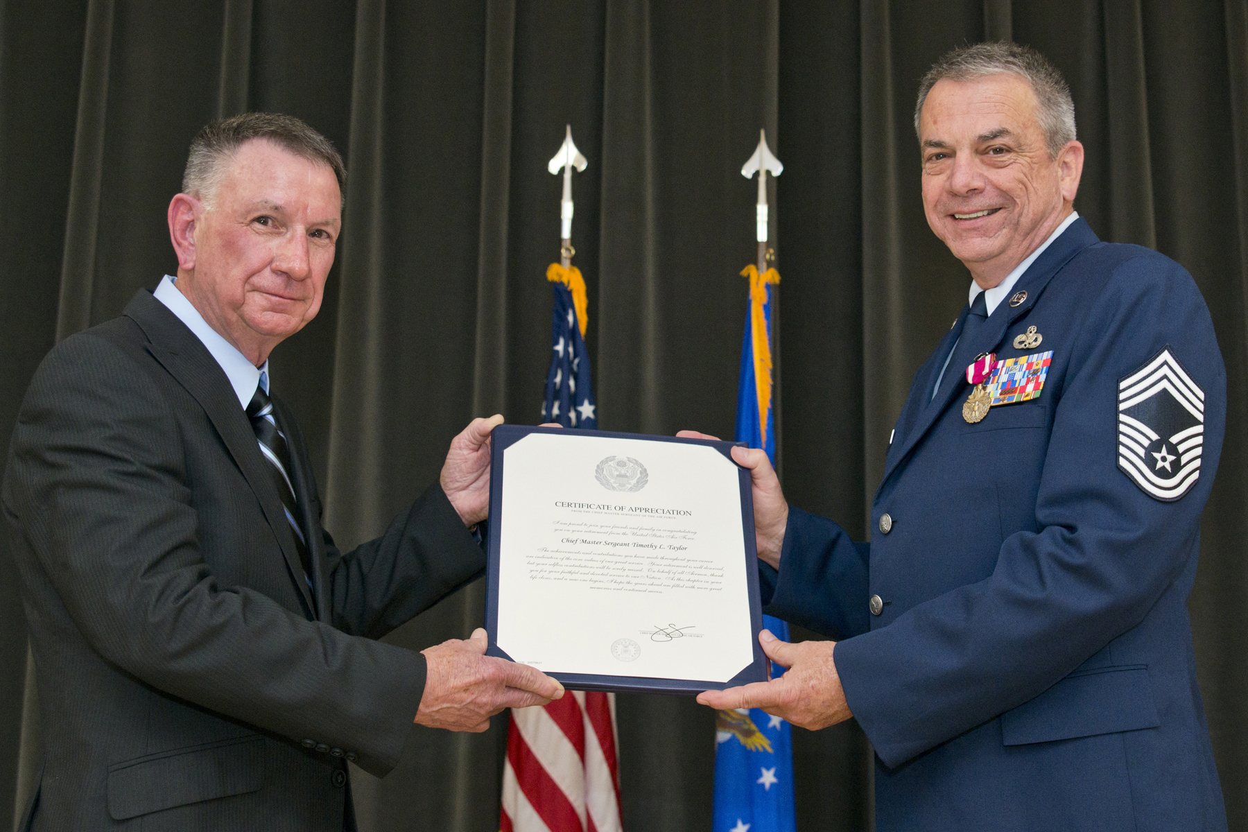 Taylor retires > 913th Airlift Group > News