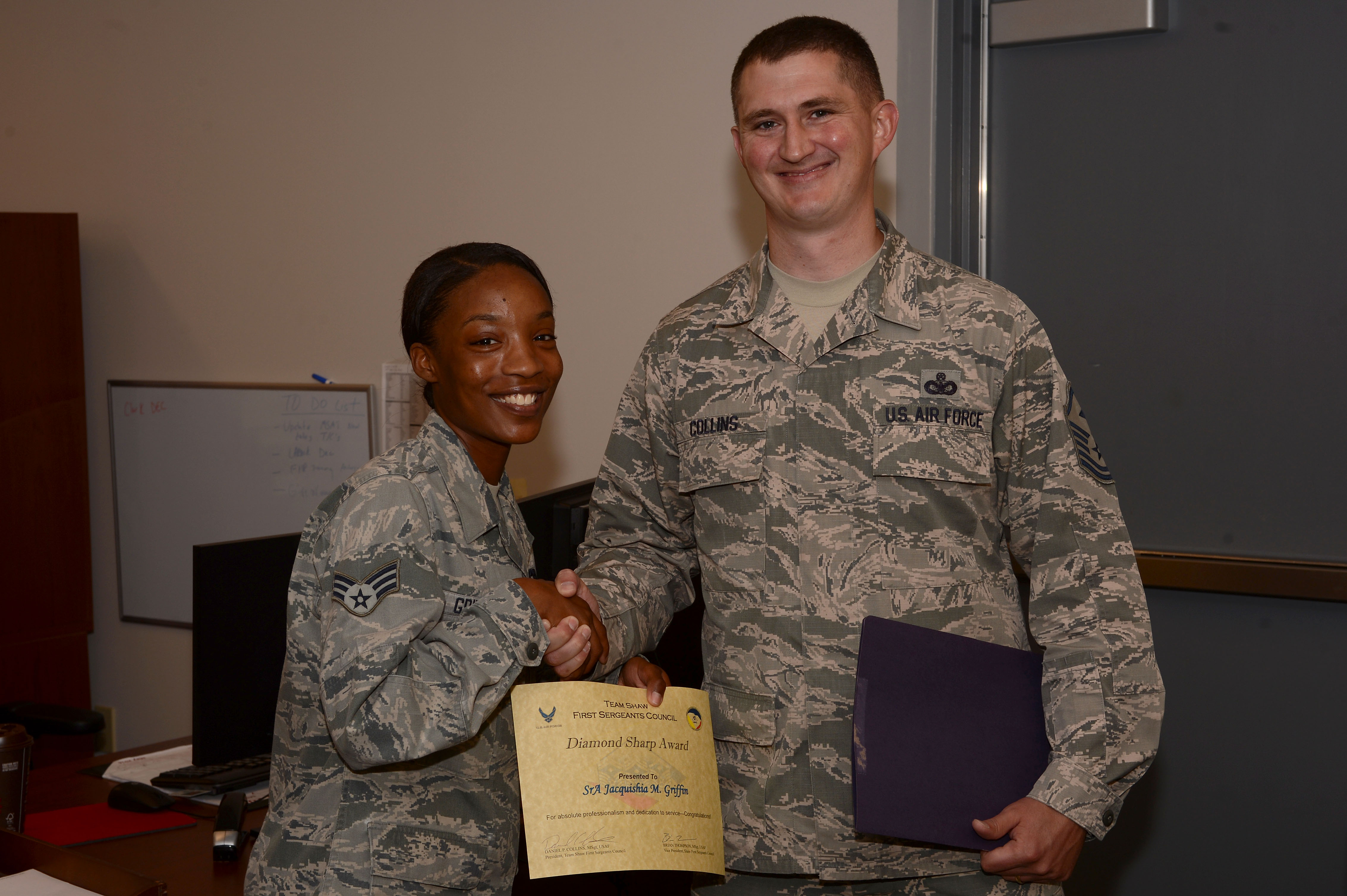20th MXG Airman earns Diamond Sharp award