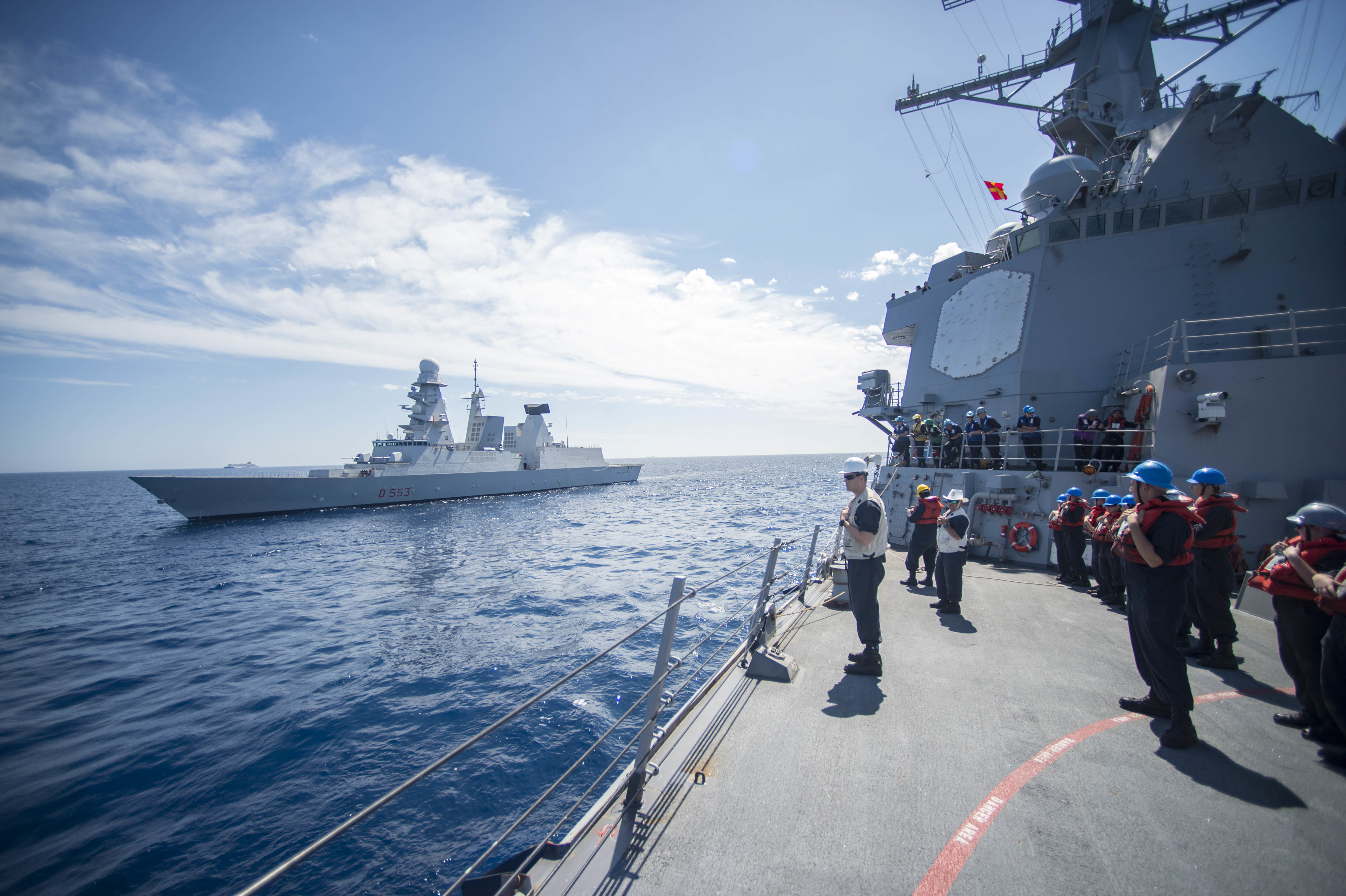 USS Mason Sailors, Italian Forces Conduct VBSS Exercises > United ...