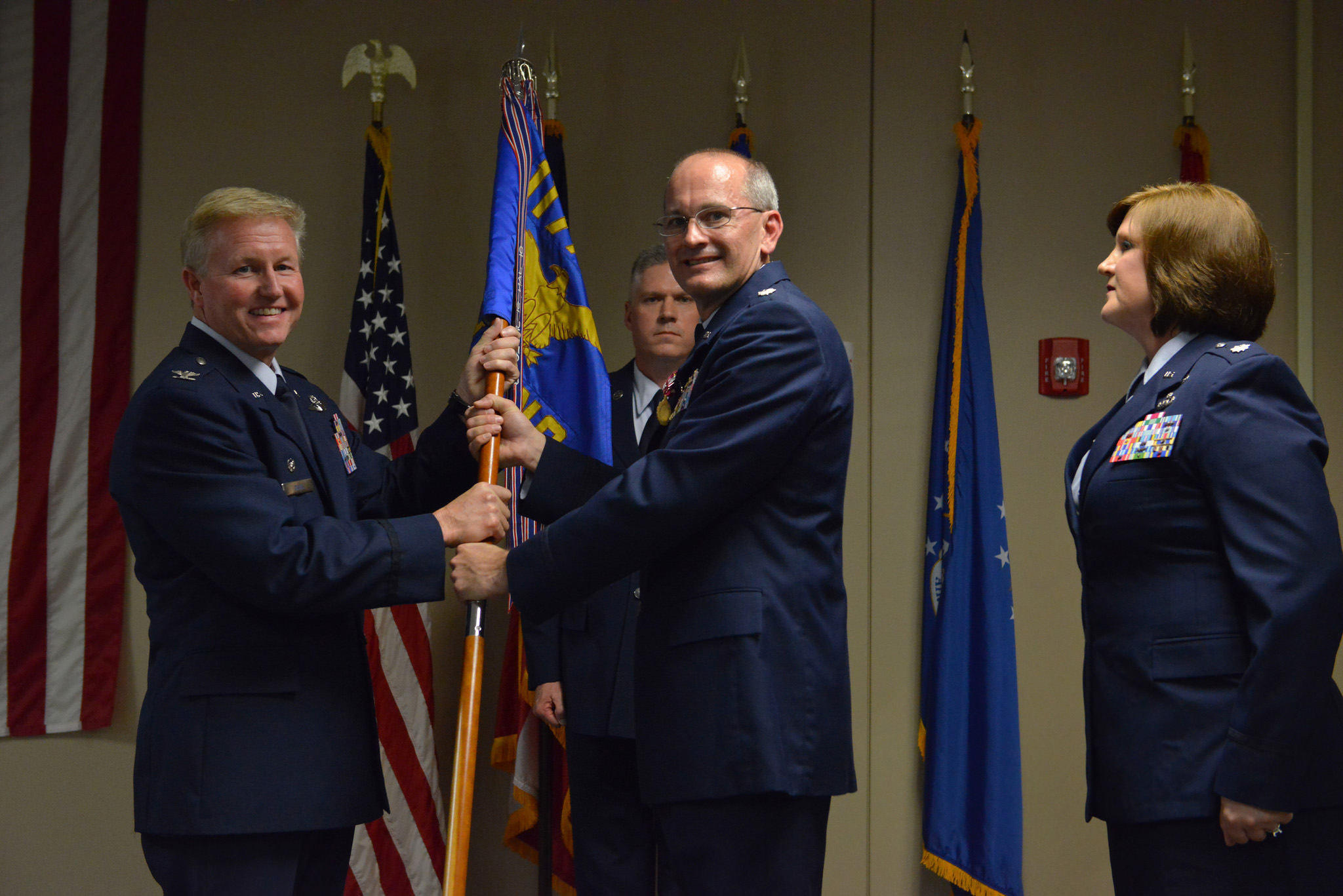 117th ACS Change of Command
