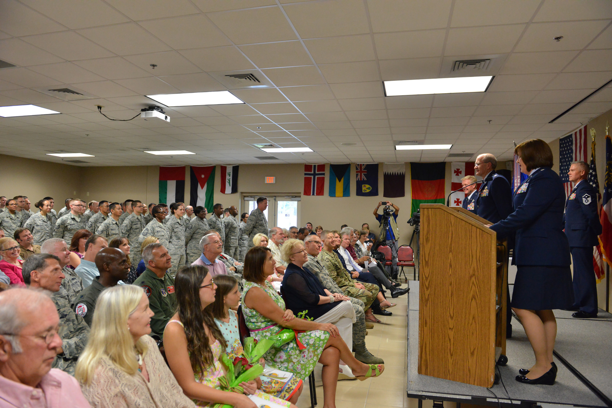 117th ACS Change of Command