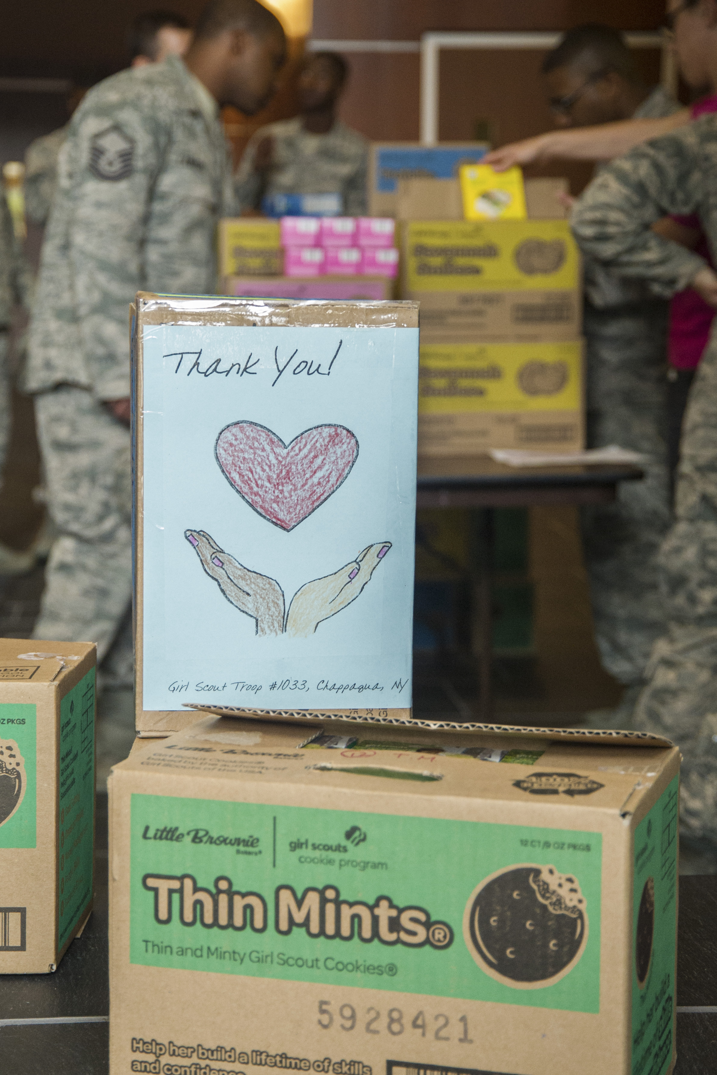 Girl Scouts donate cookies to JBA > Joint Base Andrews > News