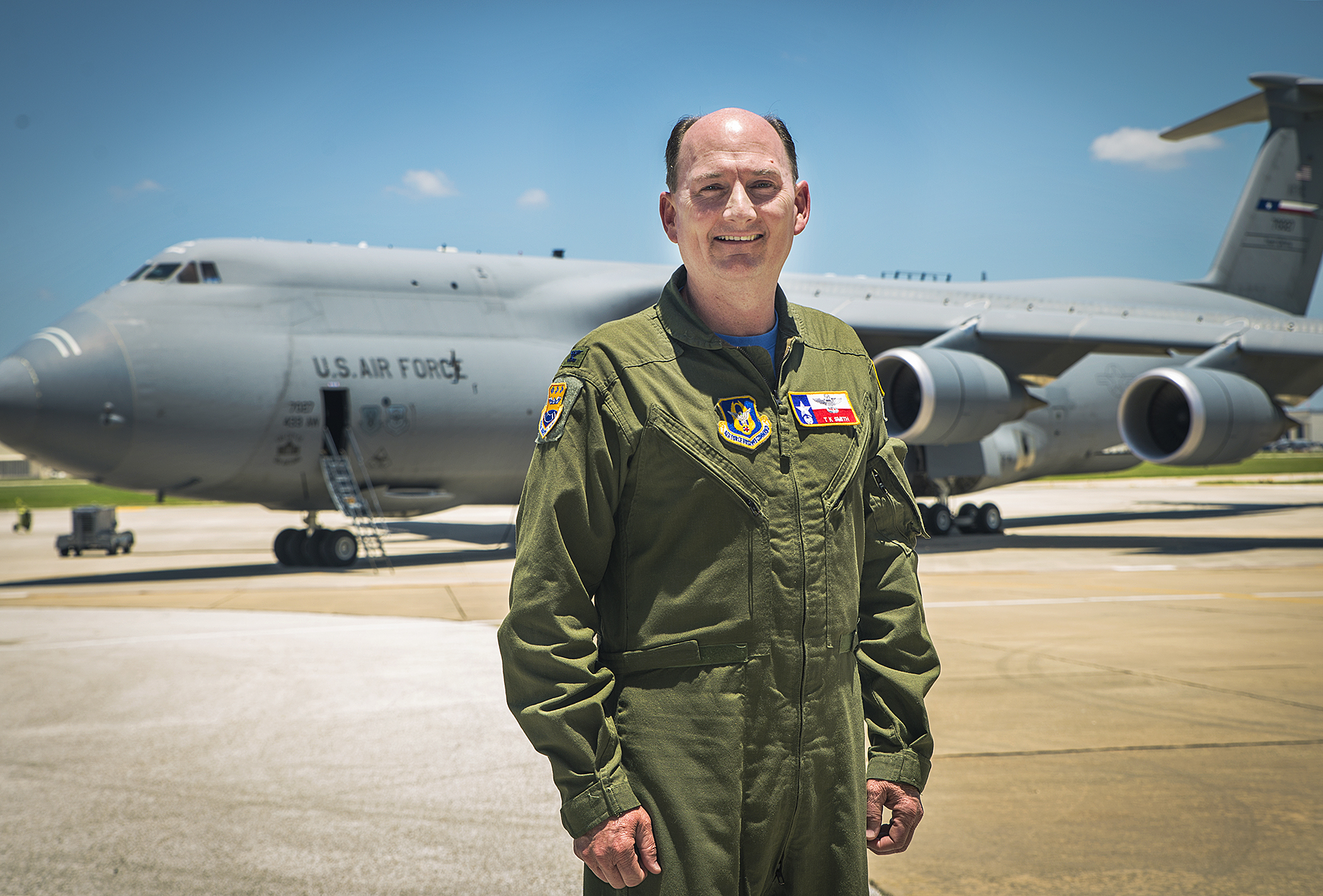 First C-5M bestowed “City of San Antonio,” lands at the Alamo Wing