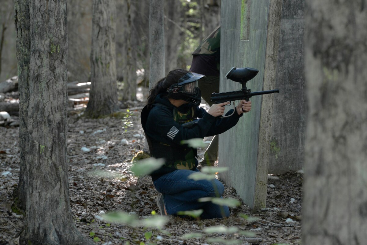 Airmen, Soldiers play paintball during Arctic Warrior Olympics > Joint ...