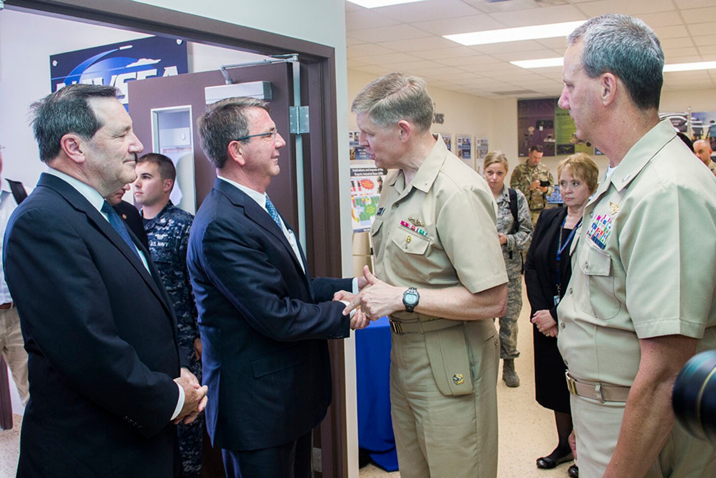 Defense Secretary Carter Visits Naval Surface Warfare Center, Crane ...