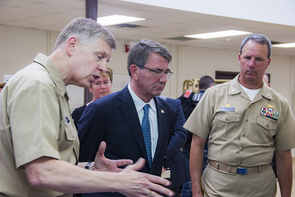 Defense Secretary Carter Visits Naval Surface Warfare Center, Crane ...
