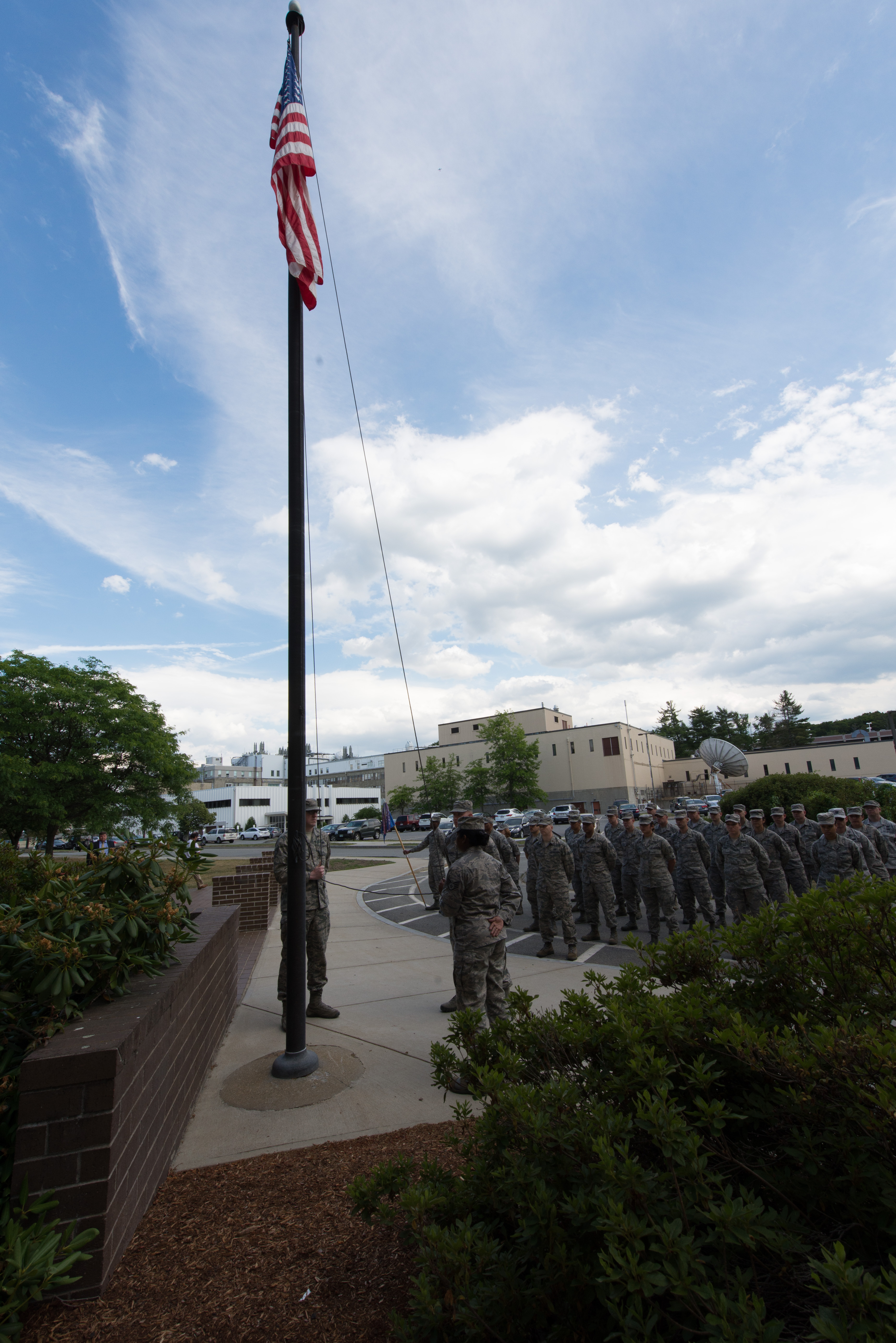 ABG participate in flag ceremony