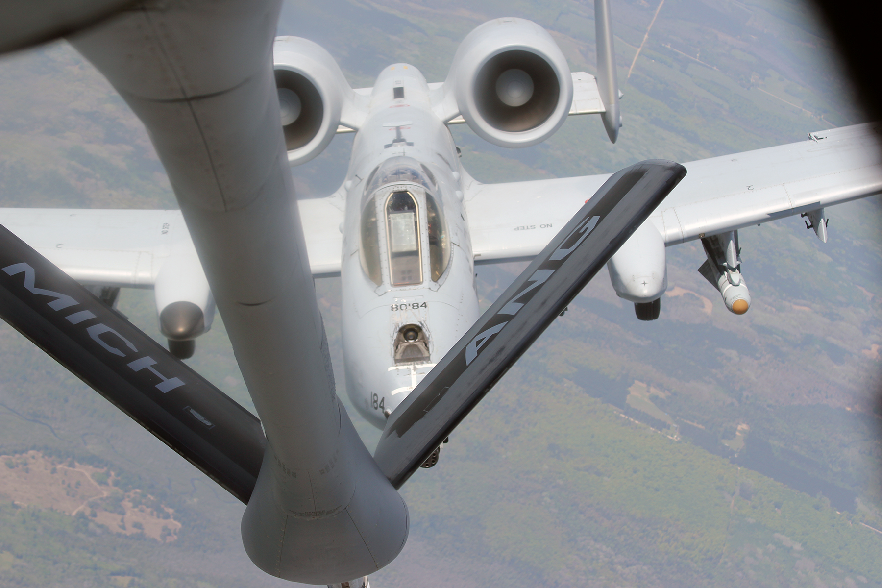 127th Wing Over Michigan