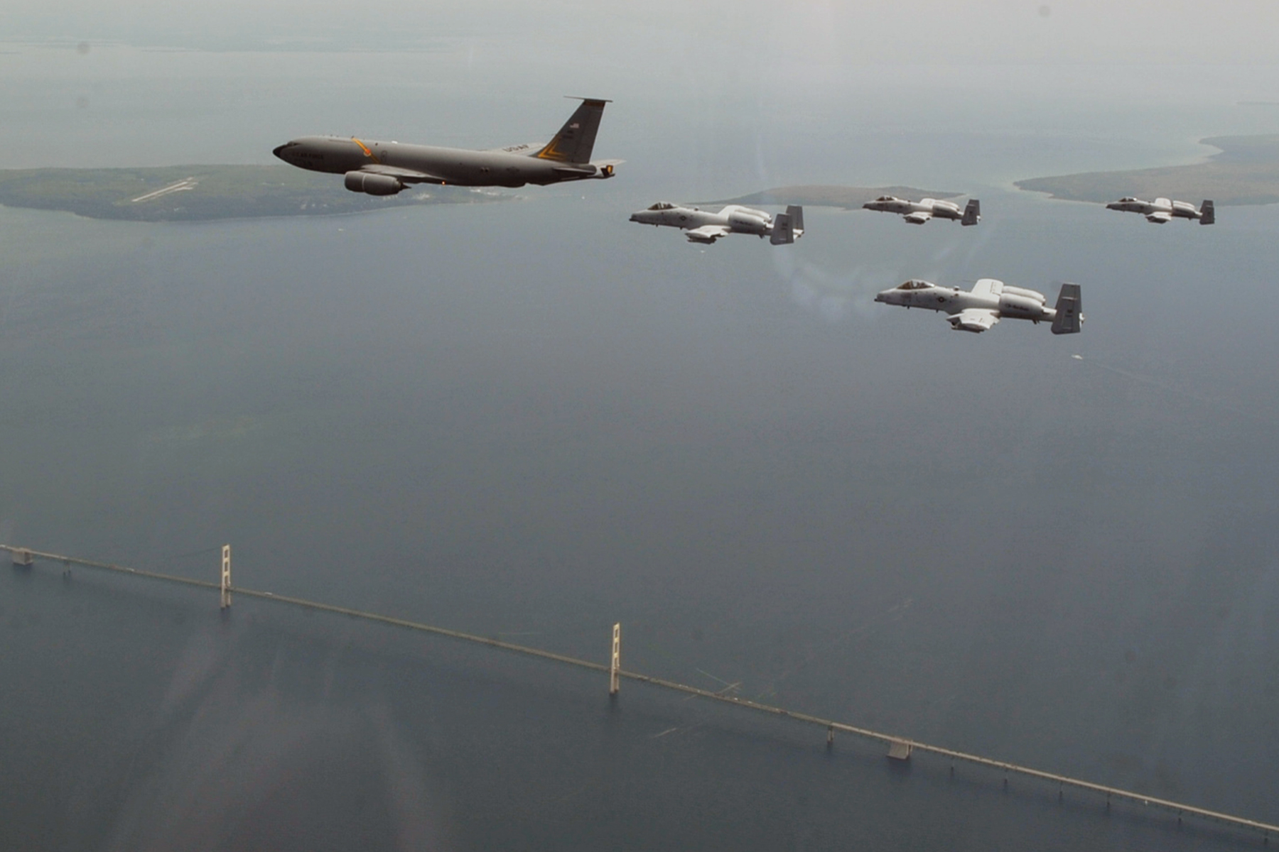 127th Wing Over Michigan