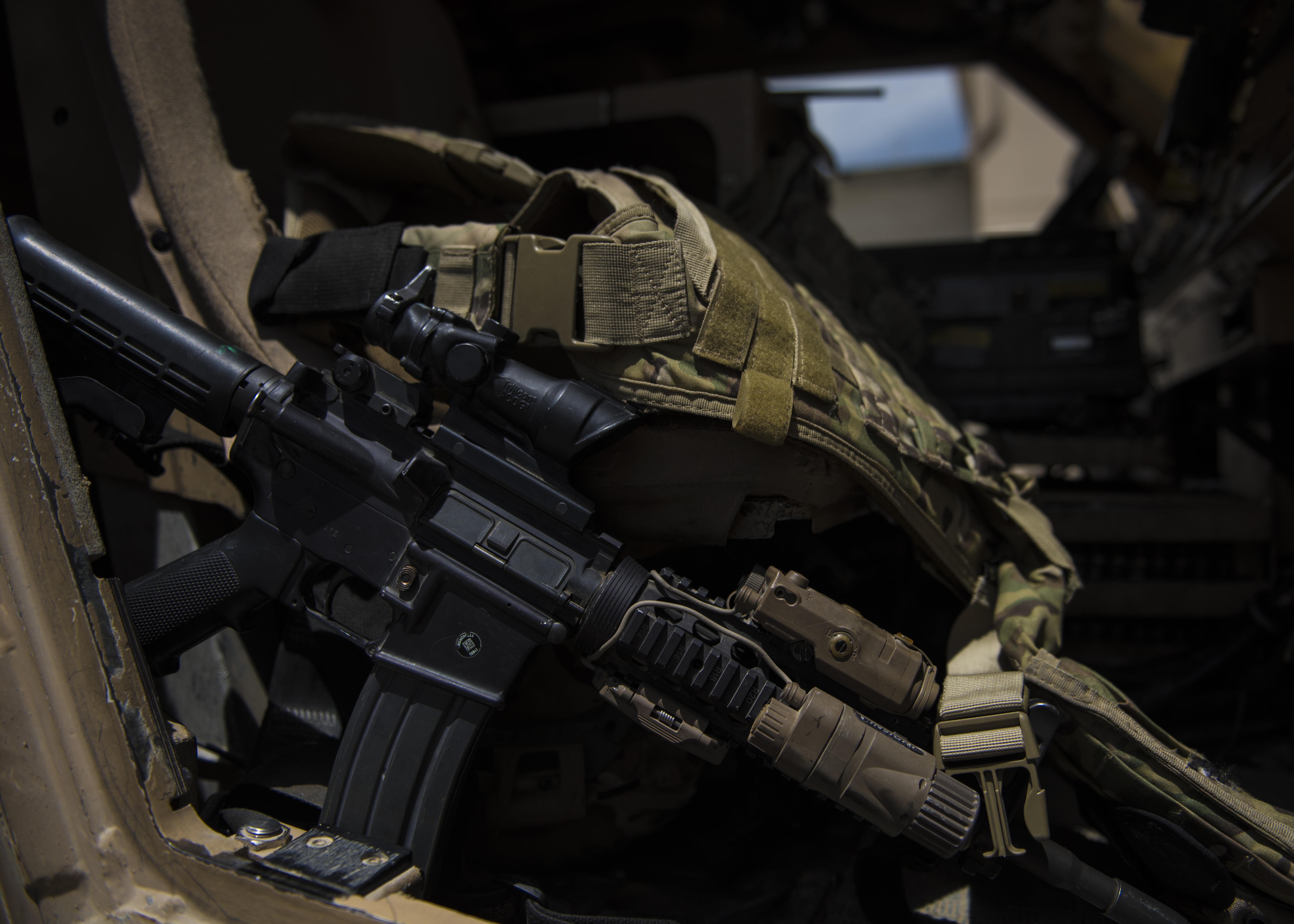 QRF secures the flightline > U.S. Air Forces Central > Display