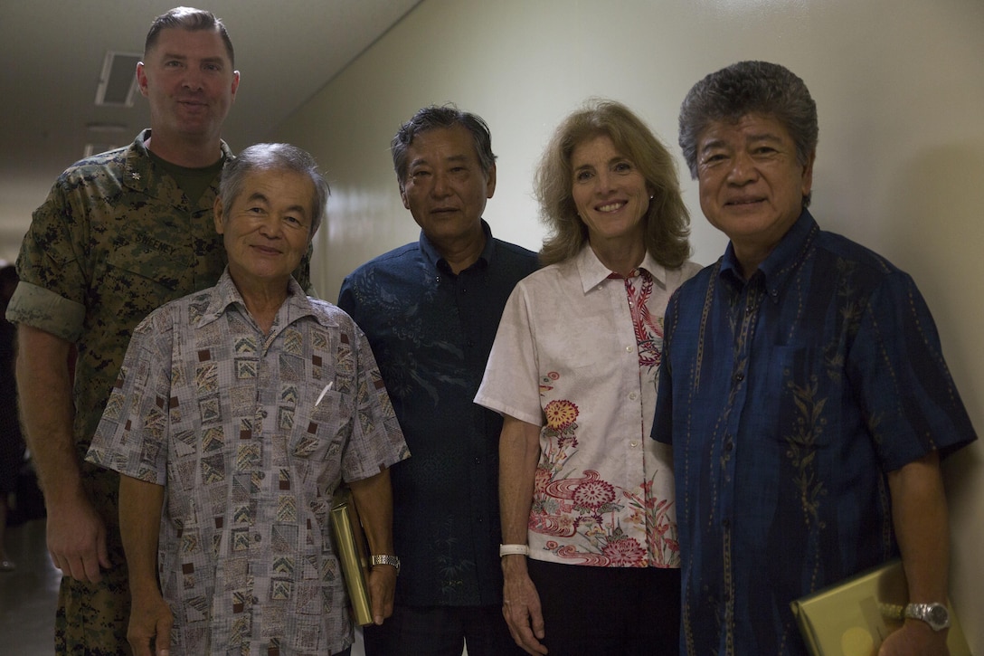 An hour for a lifetime: Ambassador Kennedy visits Marines during weekly outreach event with ...