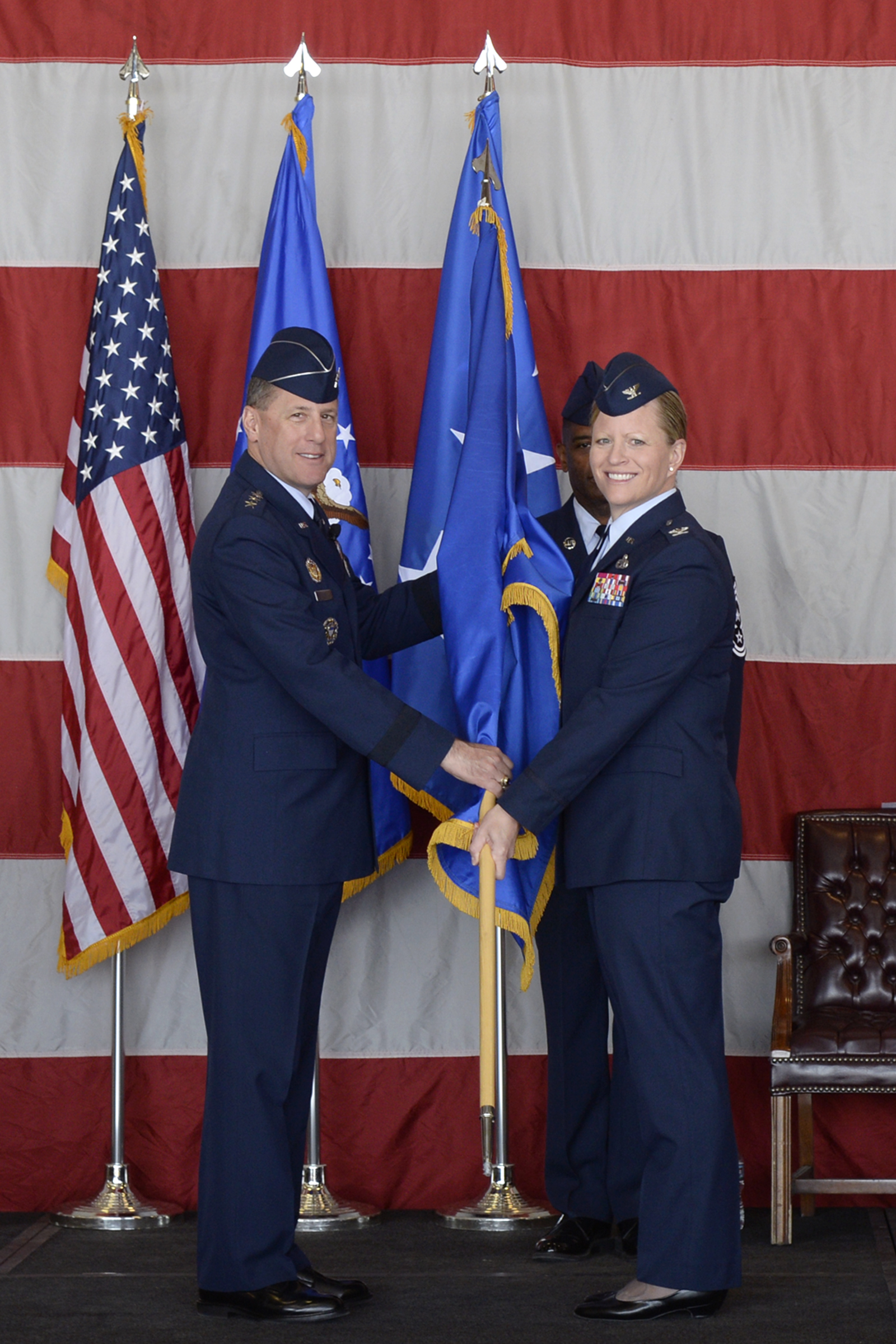 75 ABW change of command