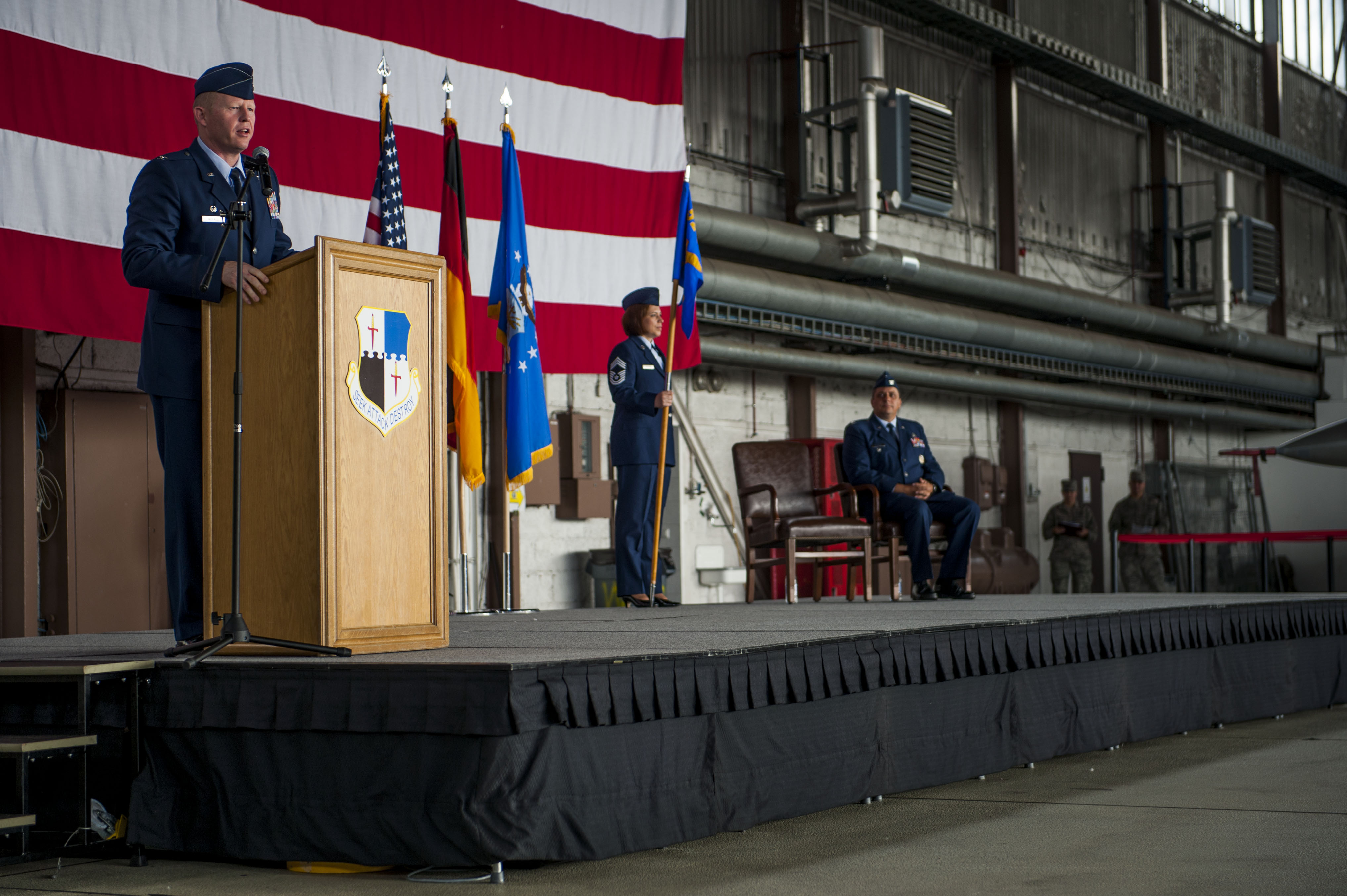 52nd Mission Support Group Assumption of Command Ceremony 2016
