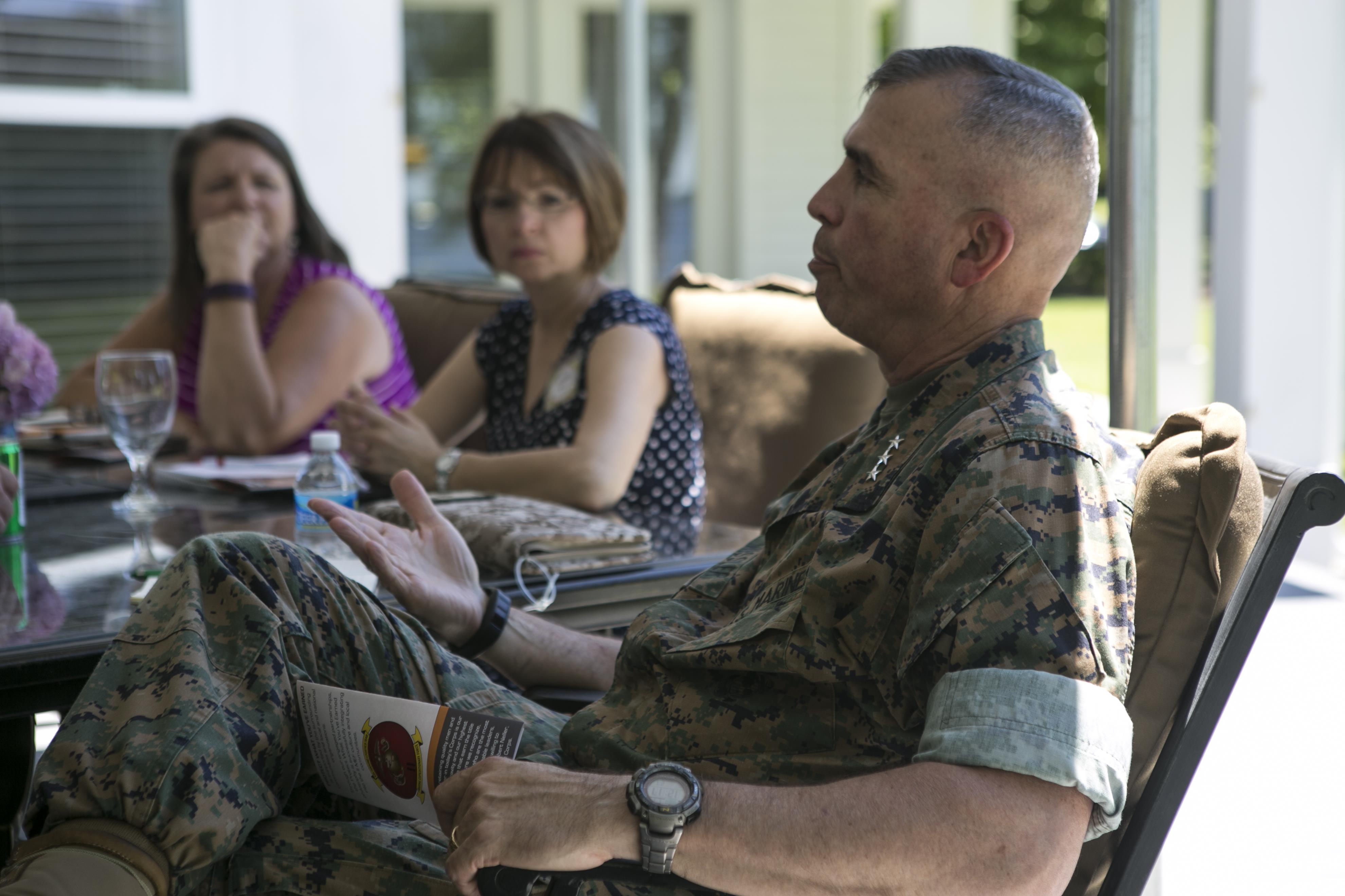 Commander of U.S. Marine Forces Command attends "Protect What You've ...
