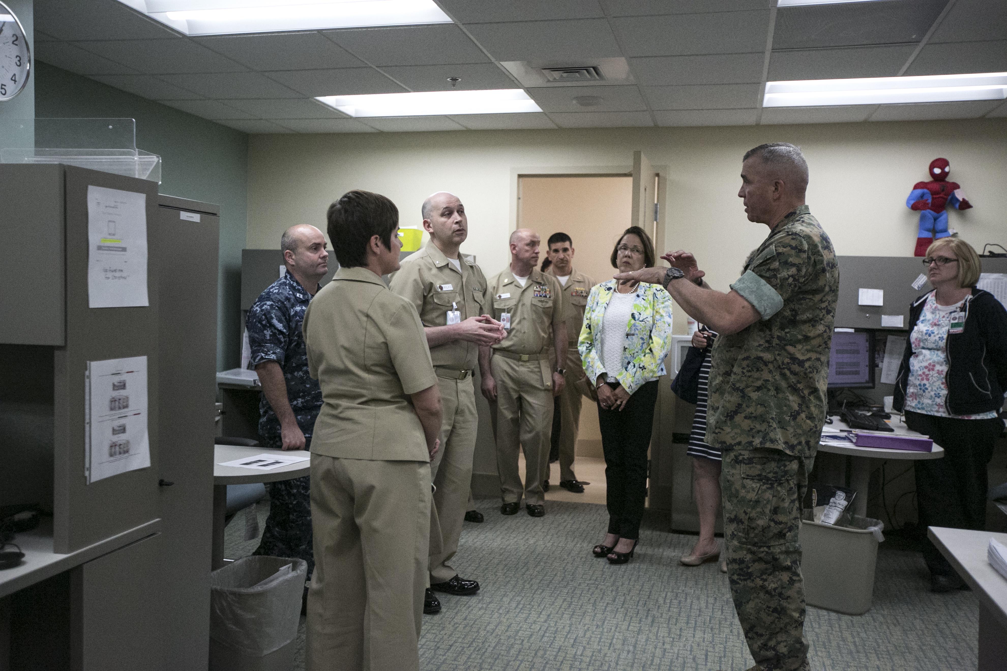 Commander of U.S. Marine Forces Command visits Naval Hospital Camp Lejeune